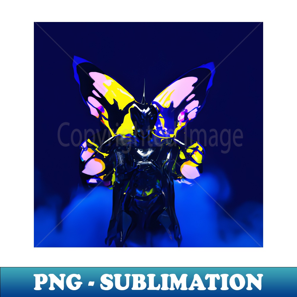 Butterfly Armor Version - Instant PNG Sublimation Download | Inspire Uplift
