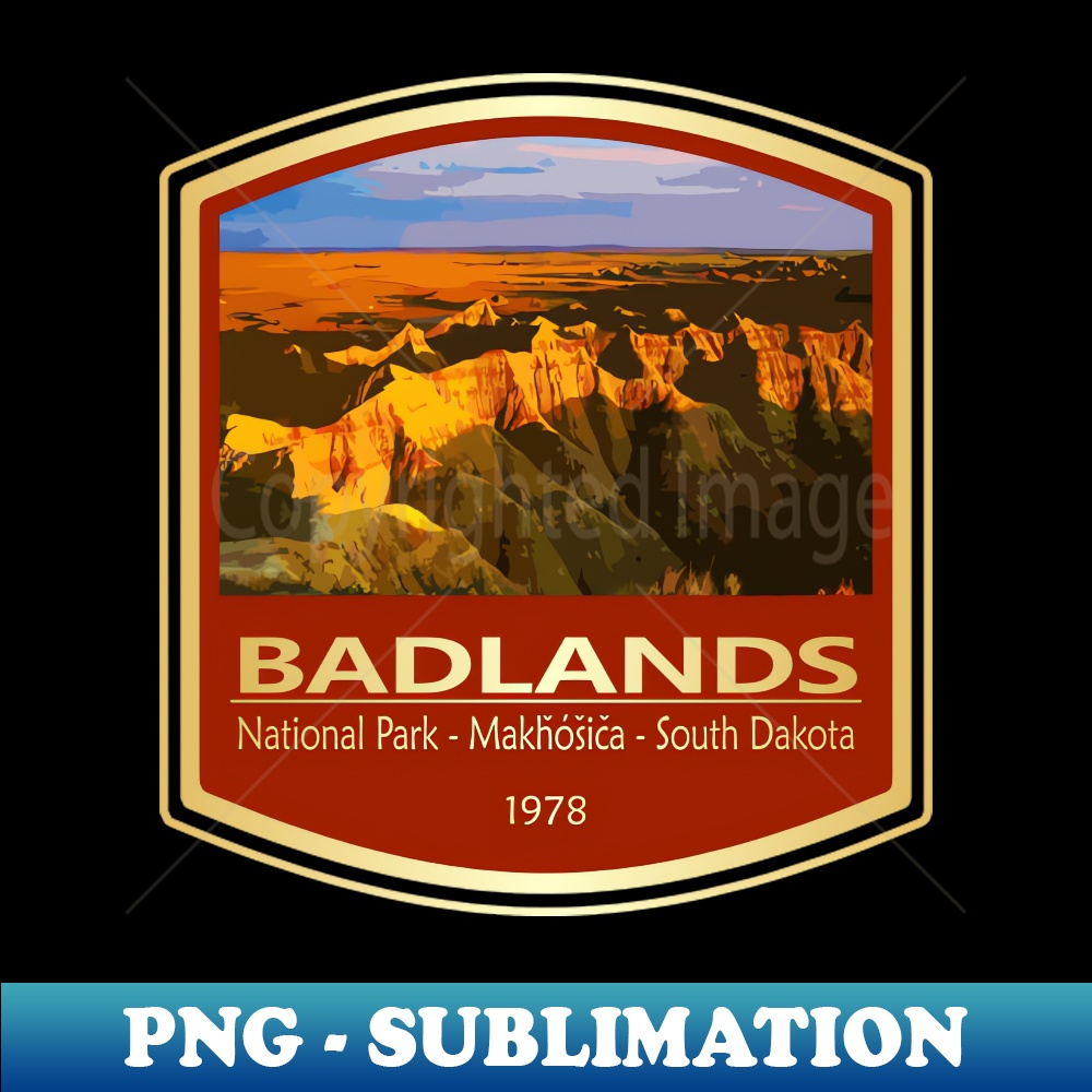 Badlands National Park (PF1) - Exclusive Sublimation Digital | Inspire ...