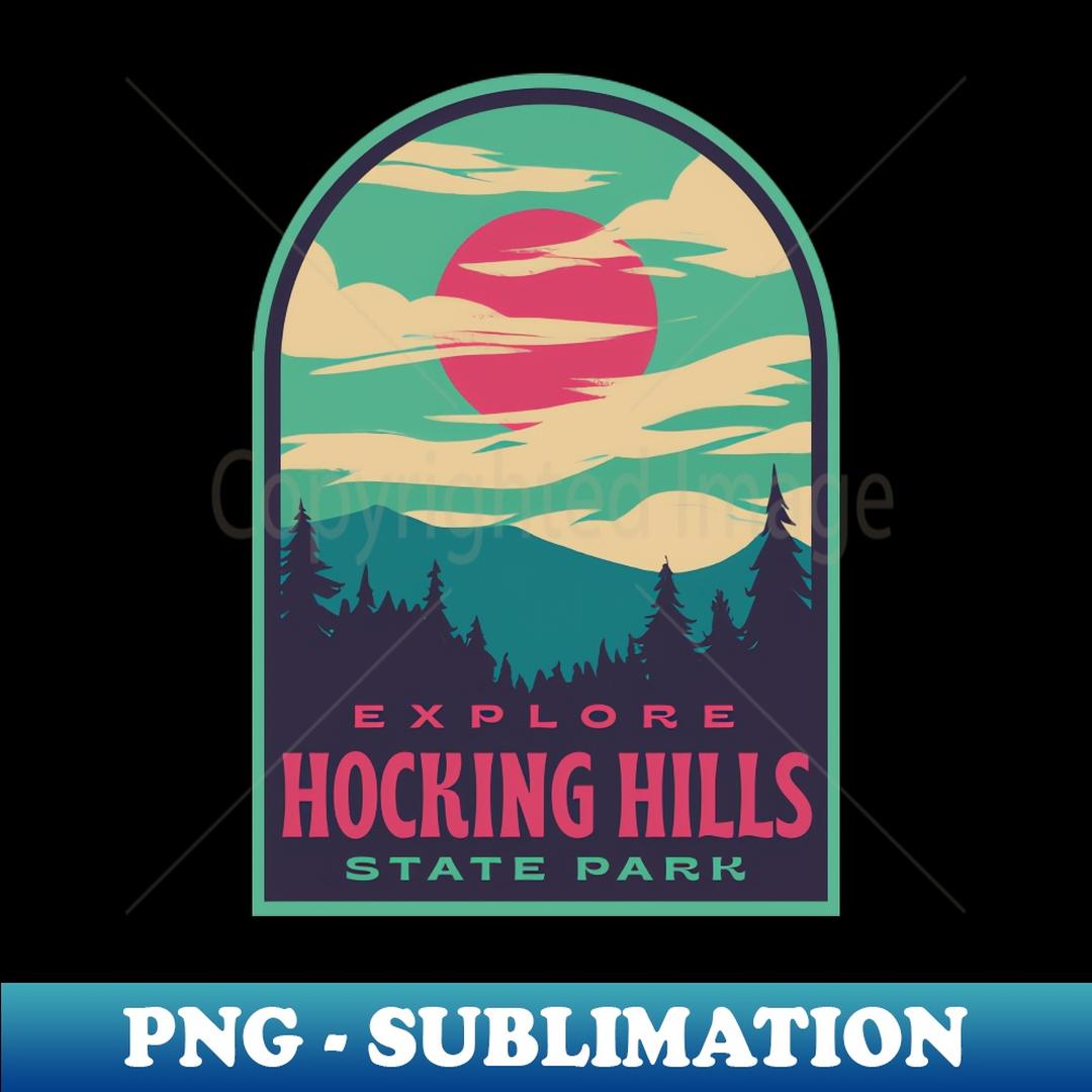 Hocking Hills State Park Retro Sunset - Special Edition Subl | Inspire ...
