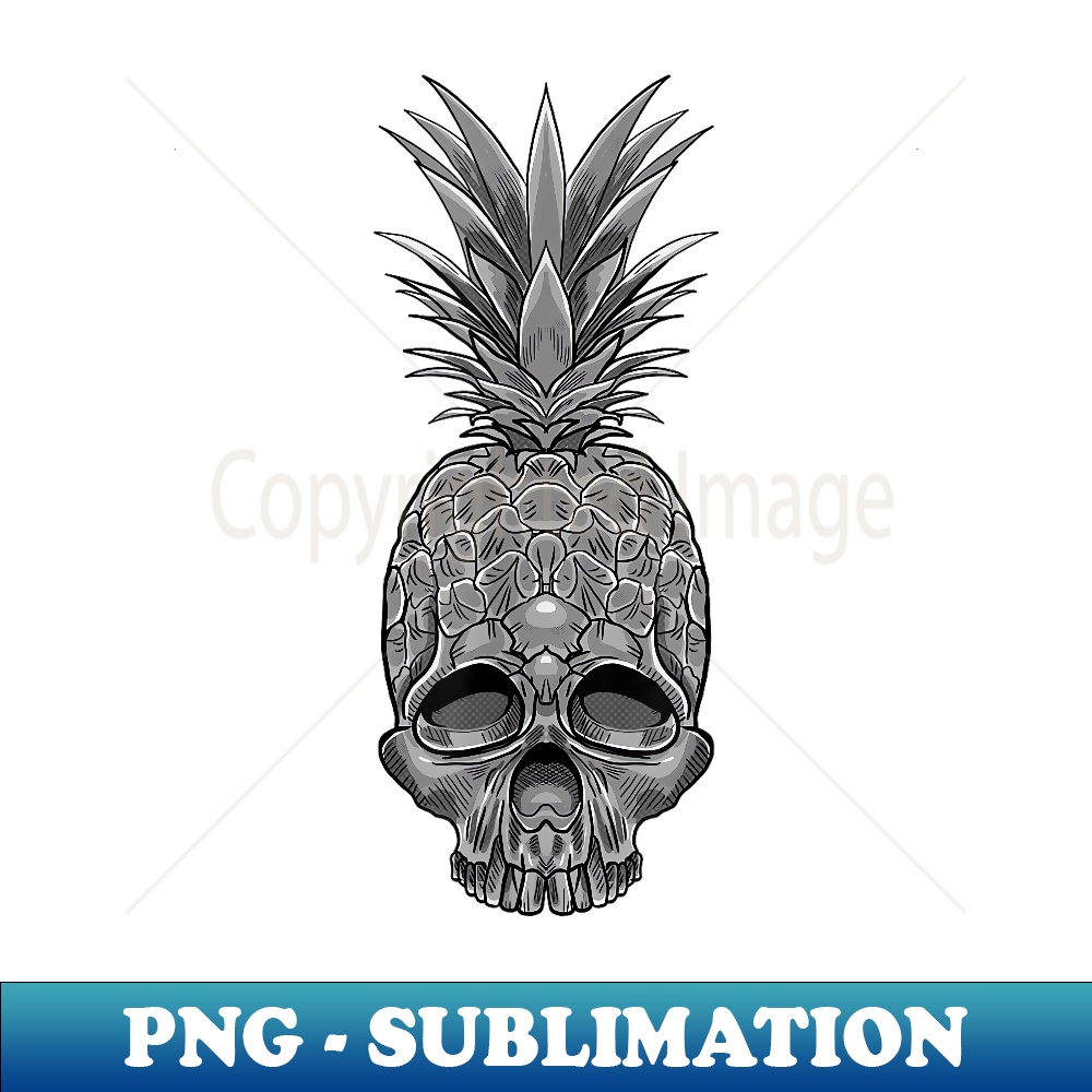 Pineapple Skull Retro Tropical Fruit Skeleton - Special Edit | Inspire ...