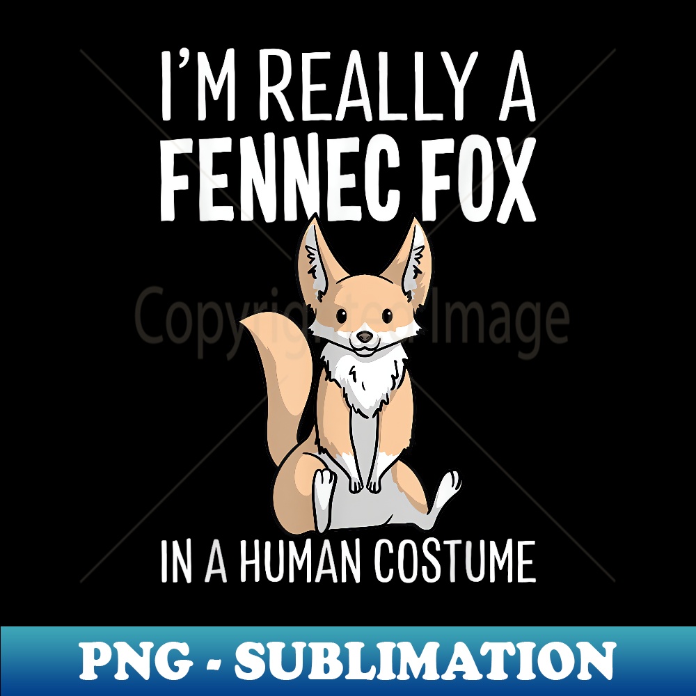 I'm Really A Fennec Fox In A Human Costume Halloween Cute - - Inspire ...