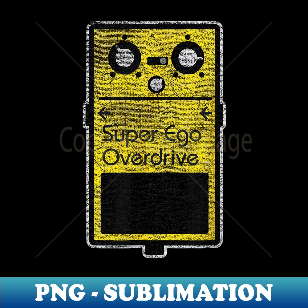 Funny Super Ego Overdrive Effect Pedal - Decorative Sublimat - Inspire ...