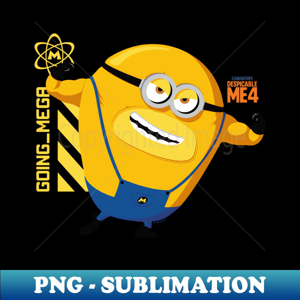 Despicable Me 4 Big Strong Minion Going Mega Chest Portrait | Inspire ...