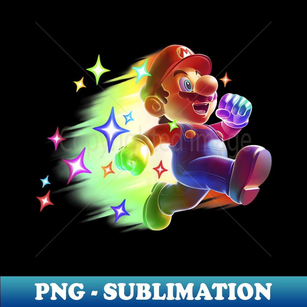 Super Mario Pride Mario Rainbow Jump - Special Edition Subli | Inspire ...