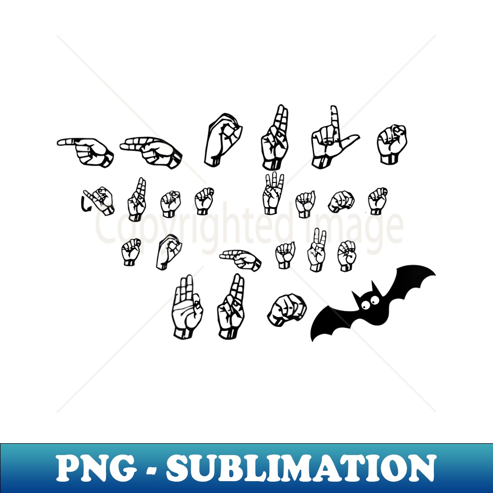Ghouls fun Halloween asl sign language - Instant Sublimation | Inspire ...
