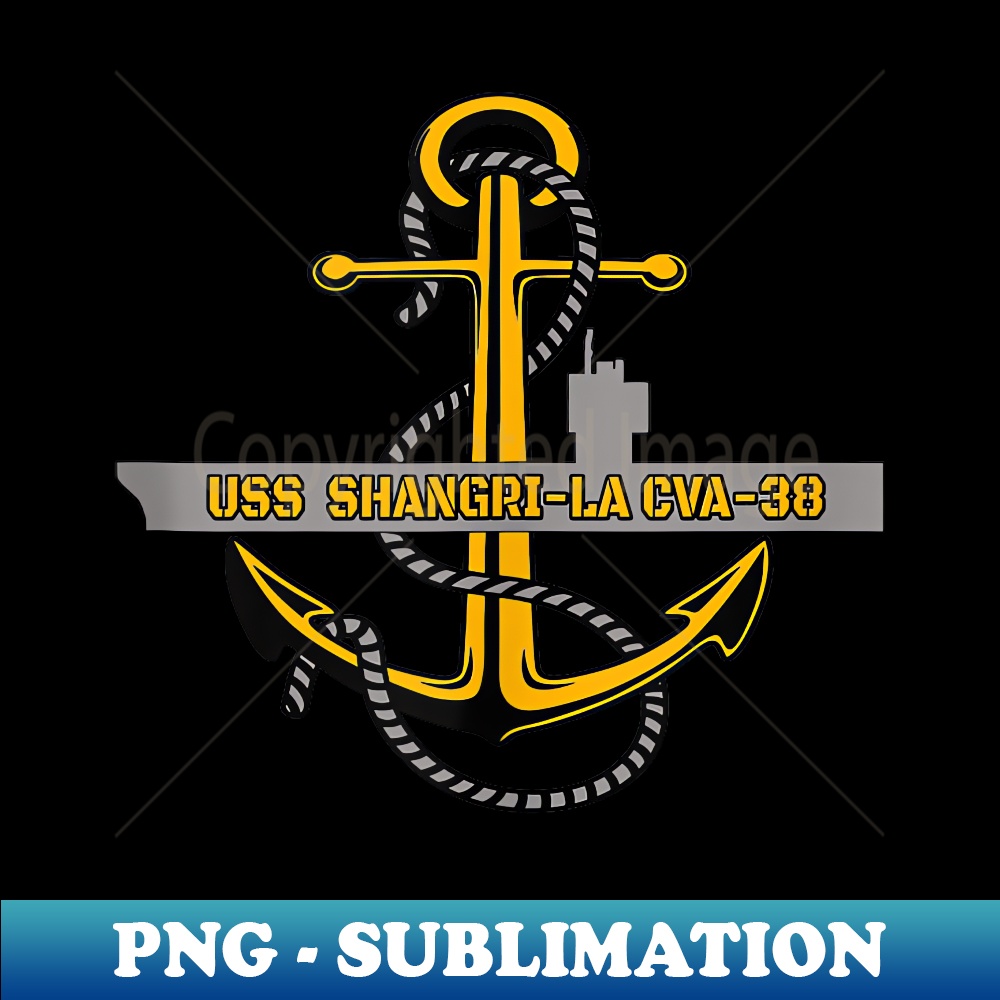 Aircraft Carrier USS Shangri-La CVA-38 Veterans Front&Back - | Inspire ...