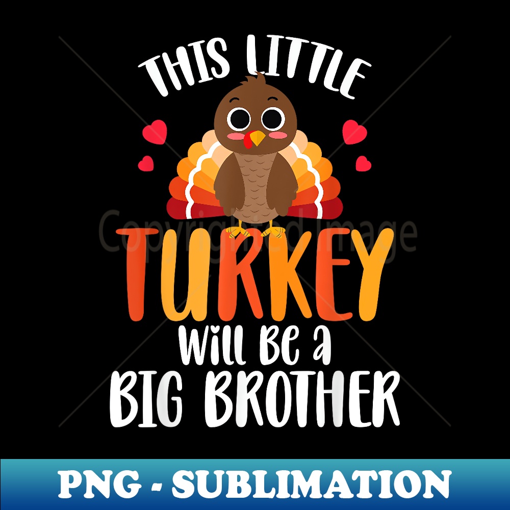 Big Brother Turkey Thanksgiving Pregnancy announcement kids | Inspire ...