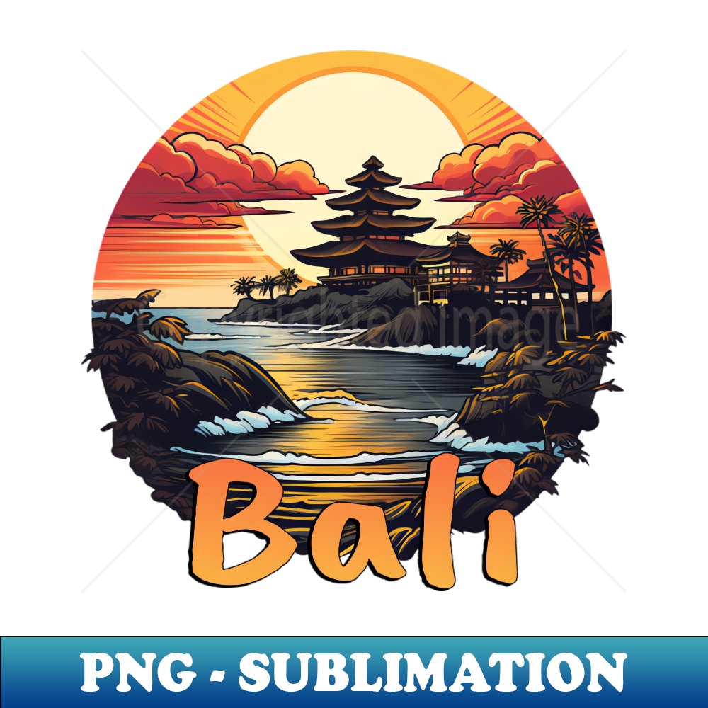 Bali Sunset Complete Beach Vacation - PNG Transparent Sublim | Inspire ...