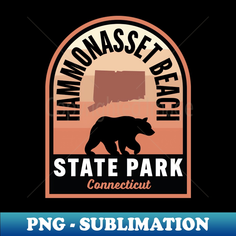 Hammonasset Beach State Park CT Bear - Premium Sublimation D | Inspire Uplift