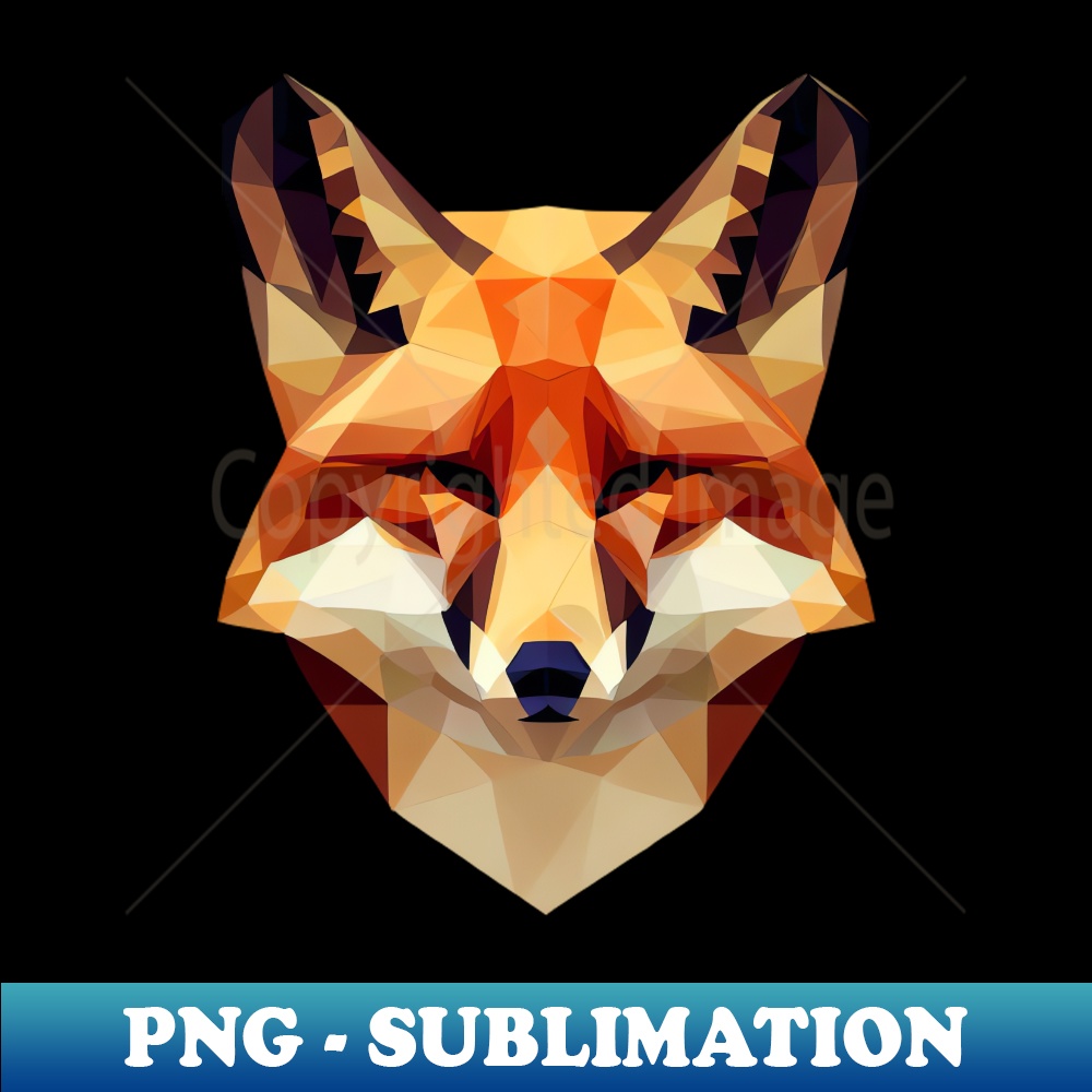 Fascinating Polygon Fox - Modern Animal Design | Inspire Uplift