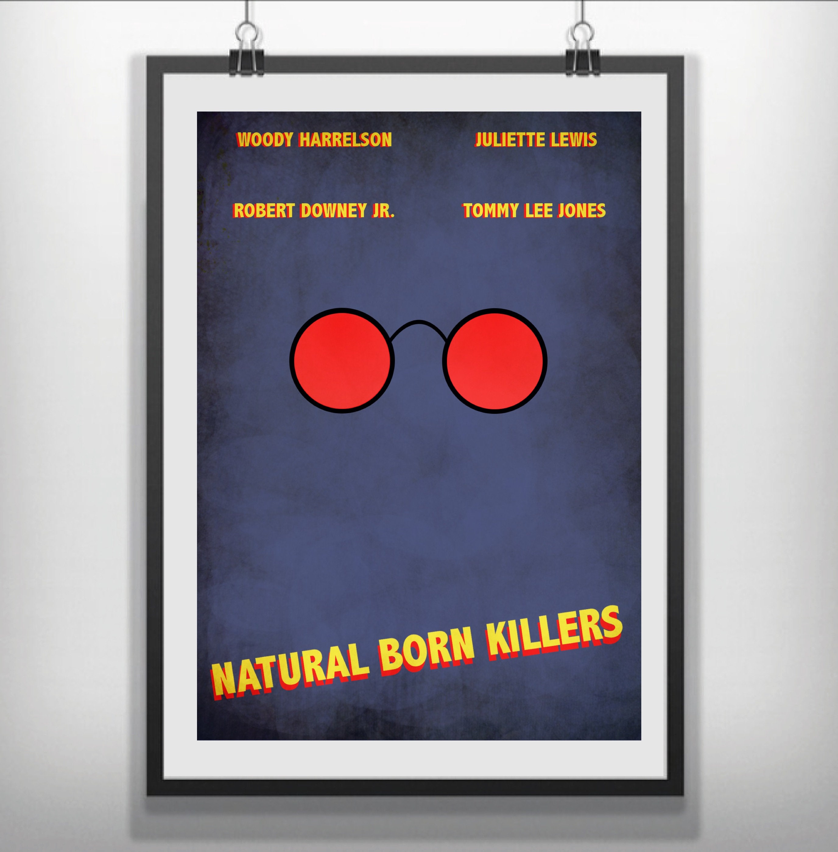 Natural Born Killers movie poster minimalist - Inspire Uplift