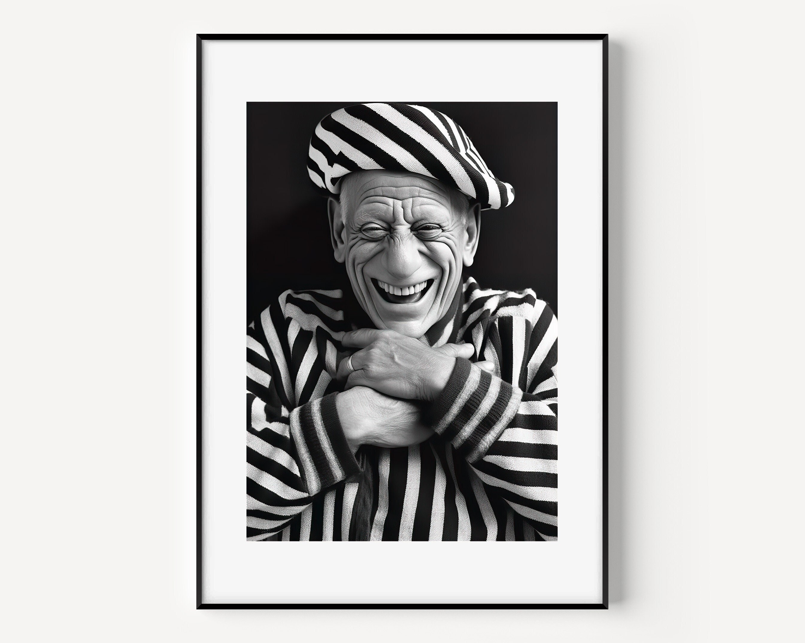 Pablo Picasso Wall Art Black and White Picasso Poster Self P - Inspire ...