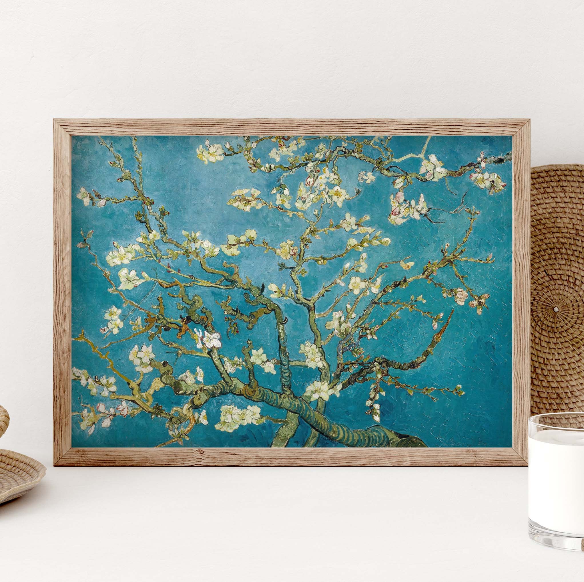 Vincent Van Gogh Almond blossom Poster, Van Gogh Landscape, - Inspire ...