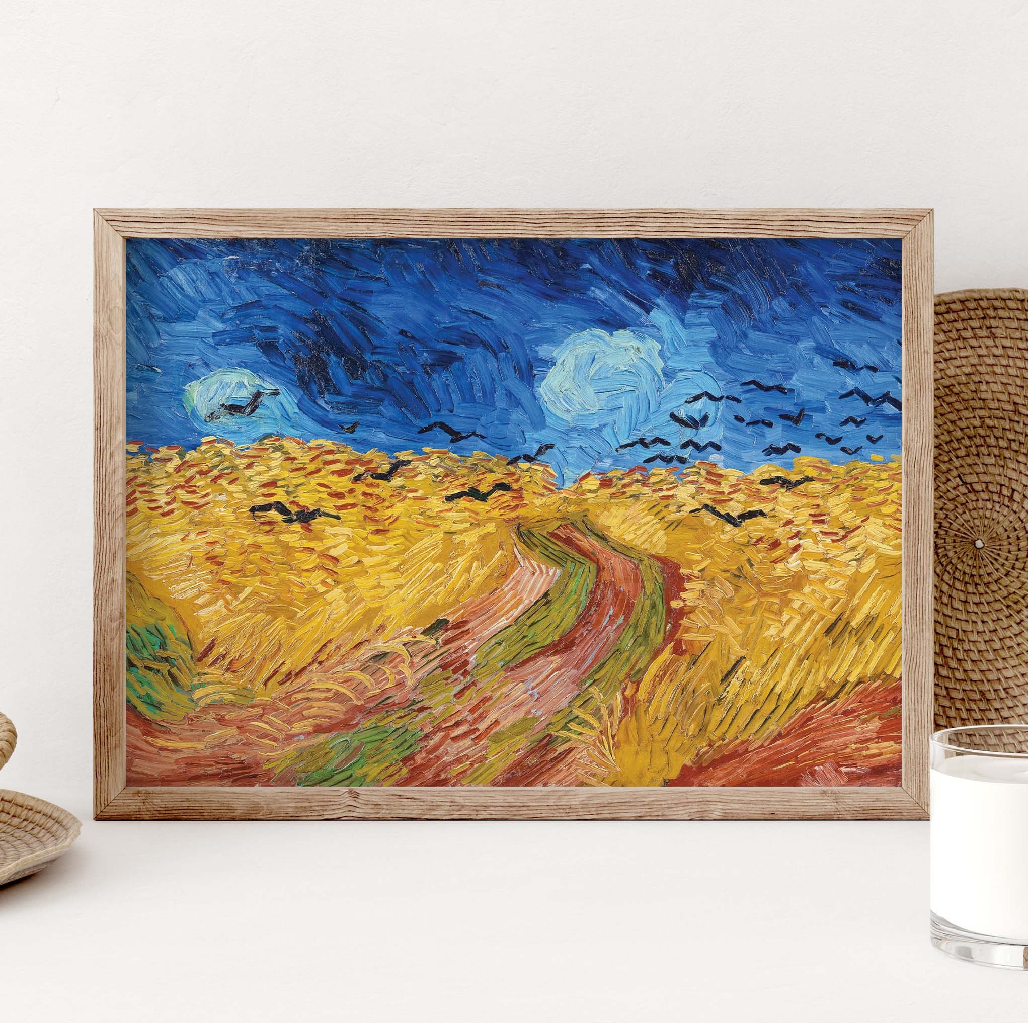 Vincent Van Gogh Wheatfield with Crows Poster, Van Gogh Land - Inspire ...