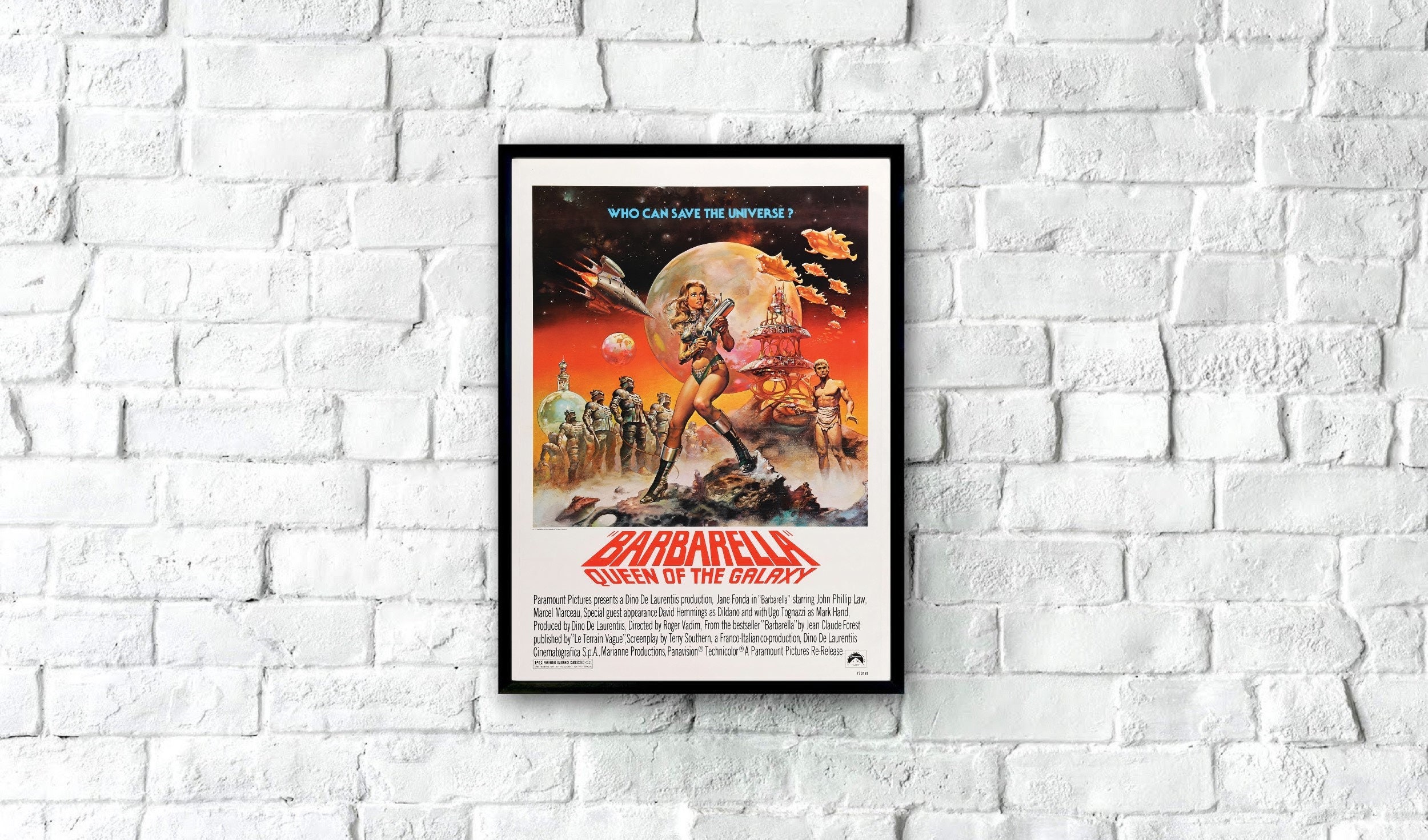 Barbarella Queen Of The Galaxy Movie Poster Printable, Vinta - Inspire ...