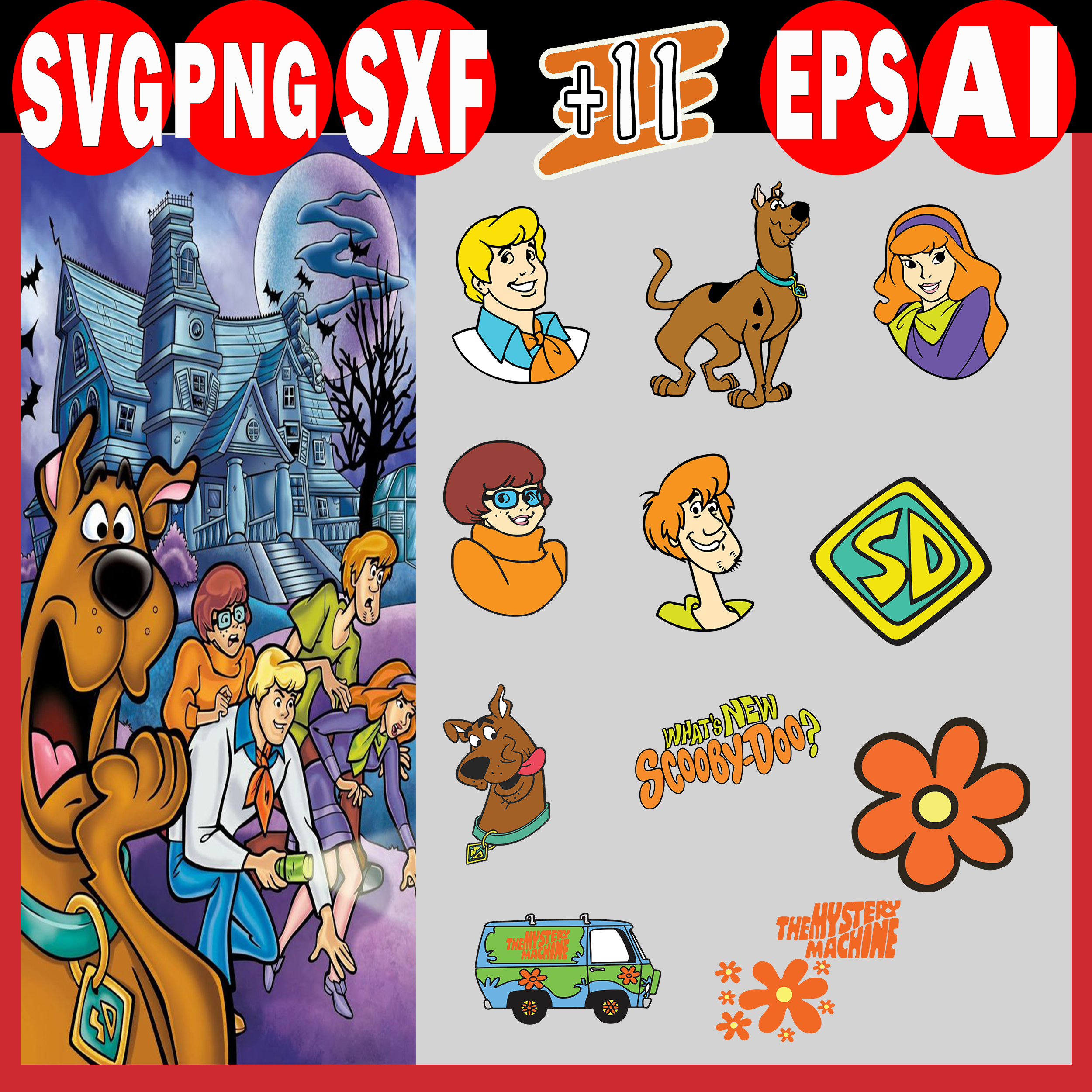 Scooby Doo SVG, Scooby Doo Logo, Scooby Doo PNG, Scooby Doo - Inspire ...