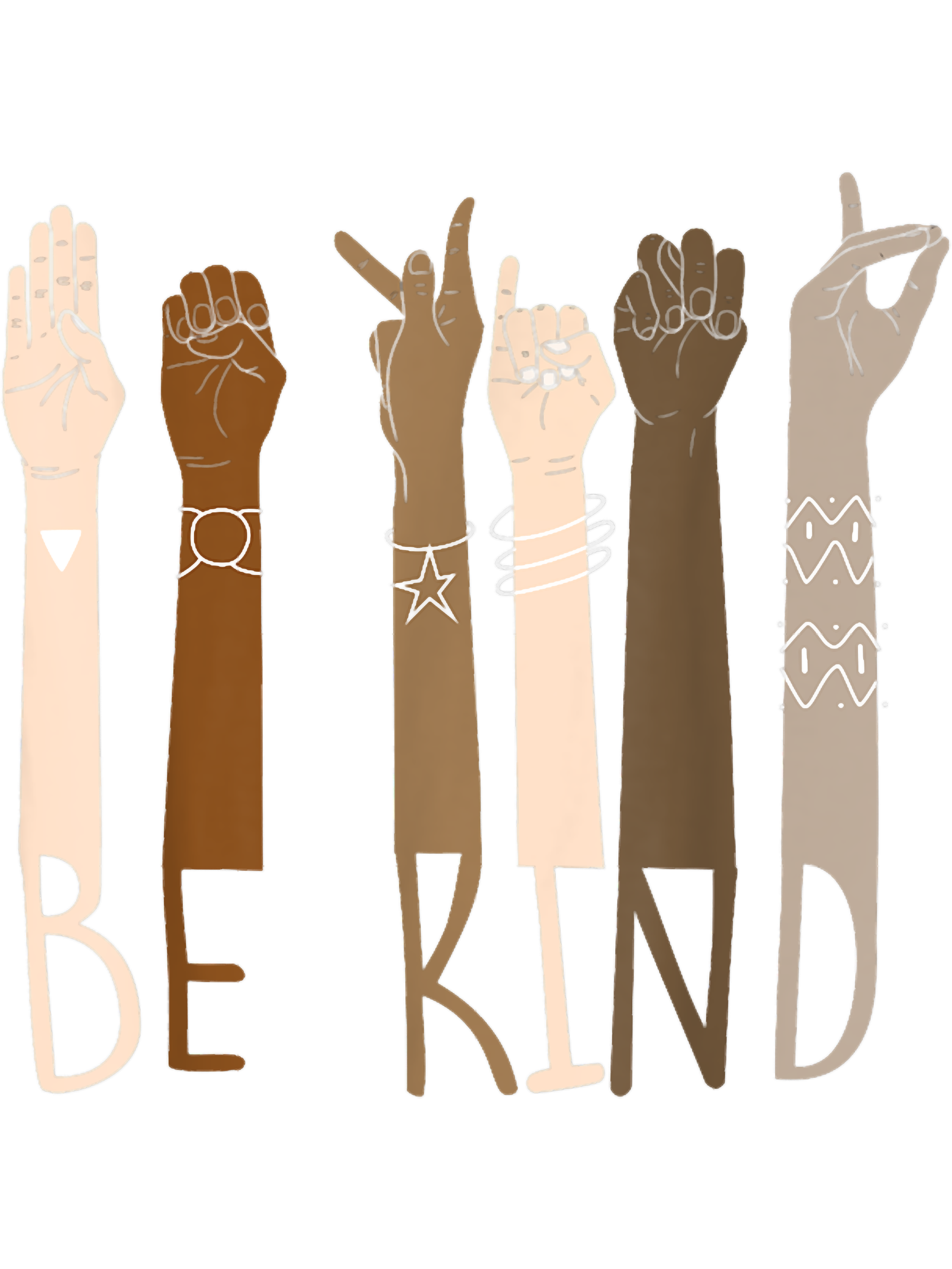 Be Kind Hand Sign Language Teachers Melanin Interpreter ASL | Inspire ...