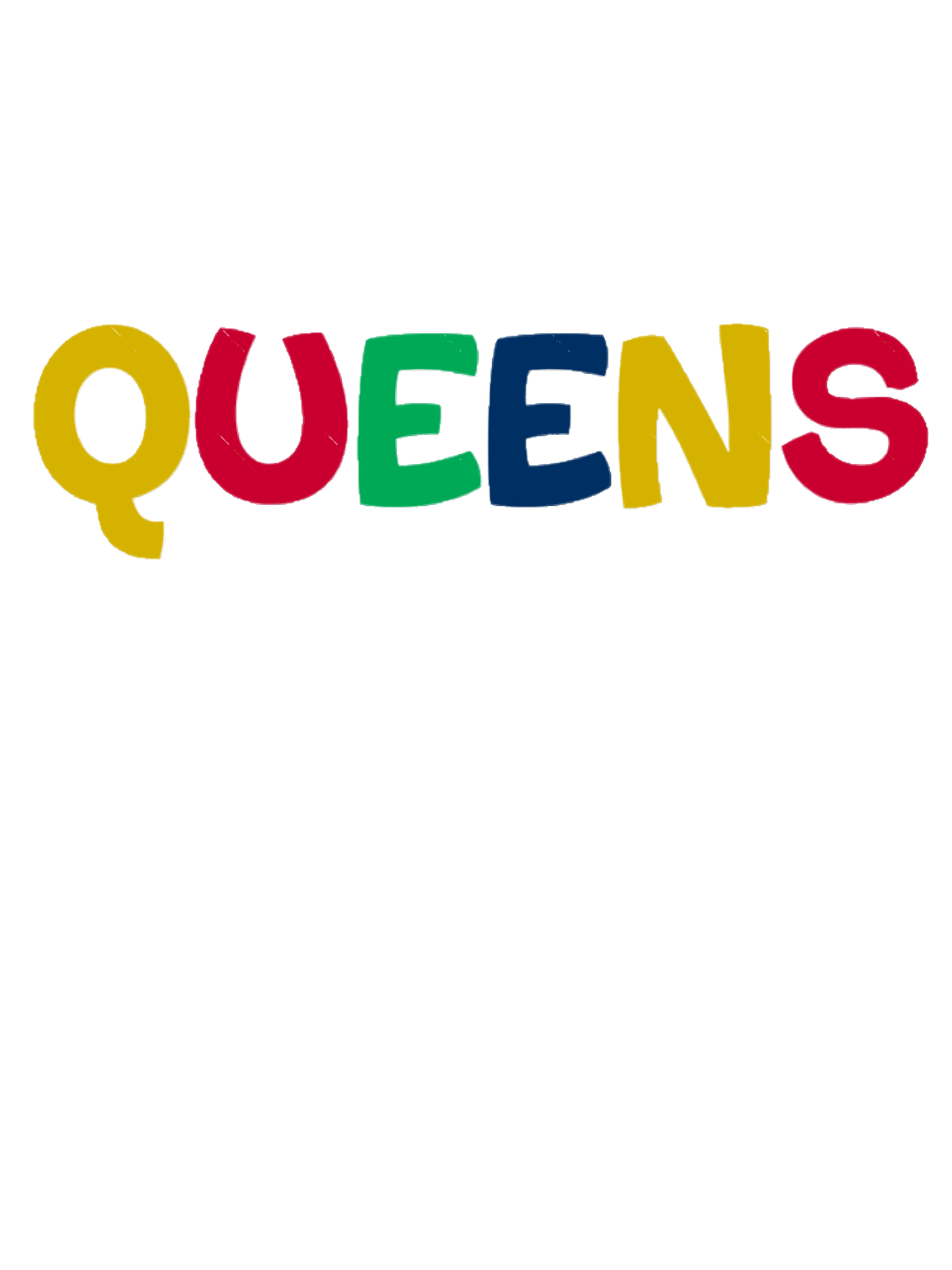 MultiColour Queens University Lettering | Inspire Uplift