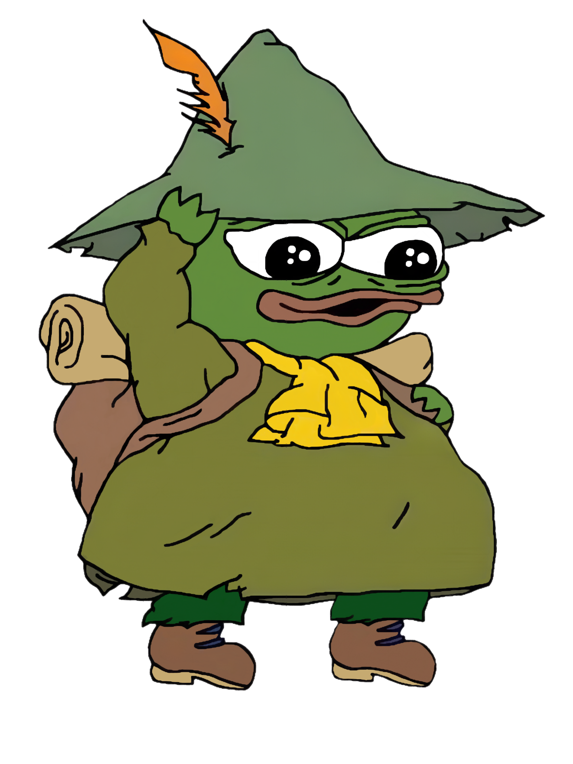 Snufkin Moomin Pepe Meme | Inspire Uplift