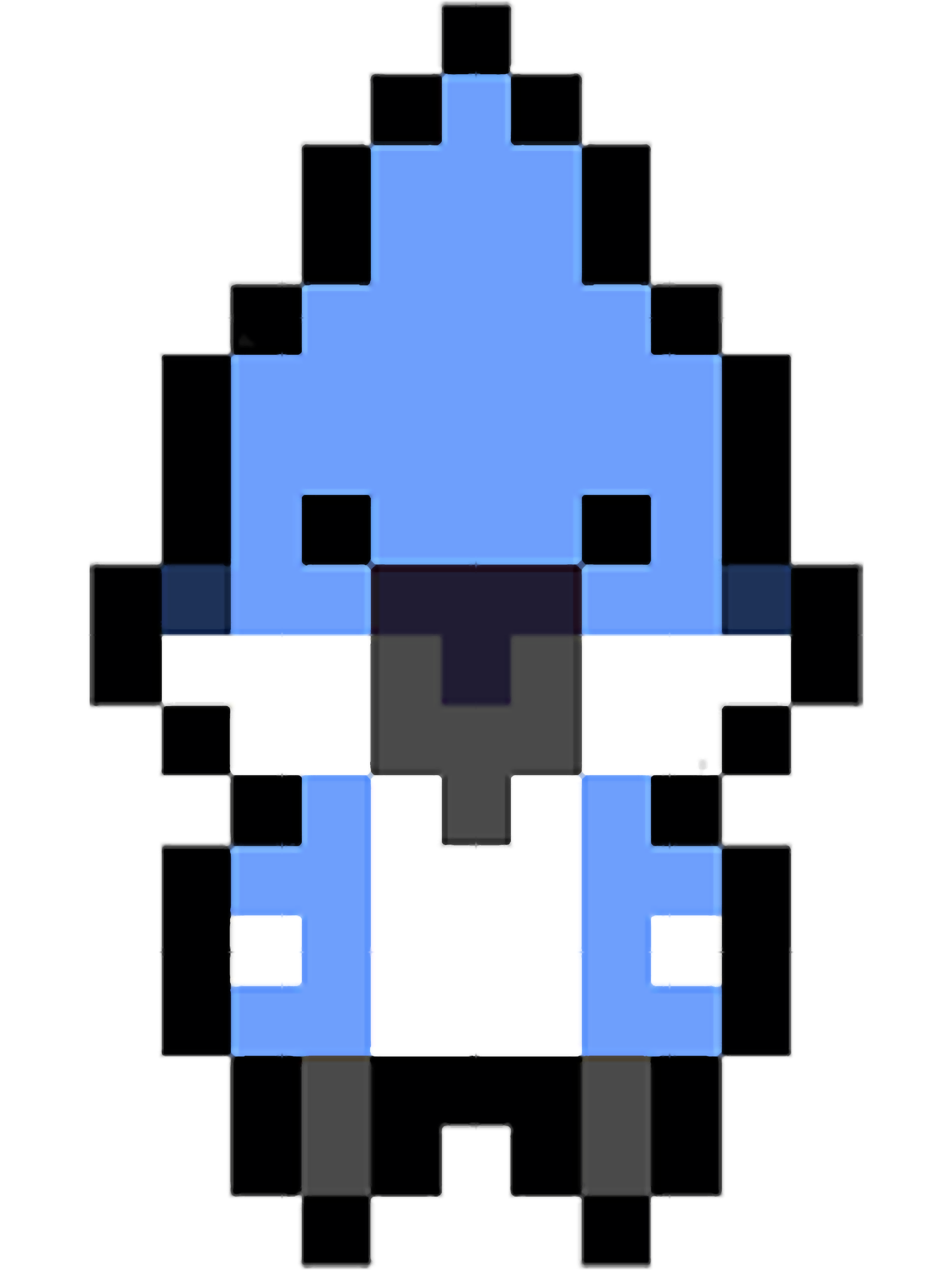 pixel art Regular Show | Inspire Uplift
