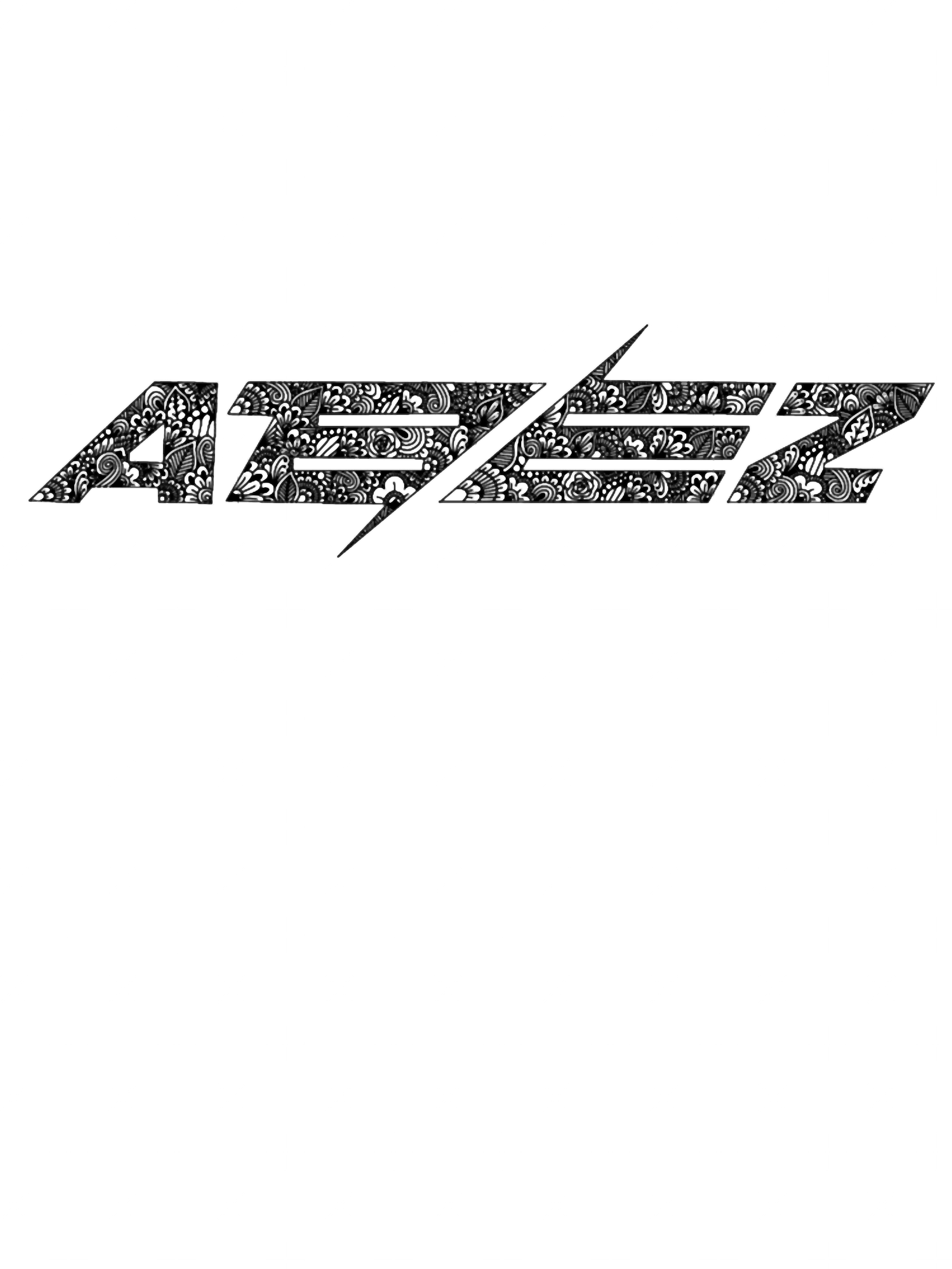 Zentangle ATEEZ Logo | Inspire Uplift