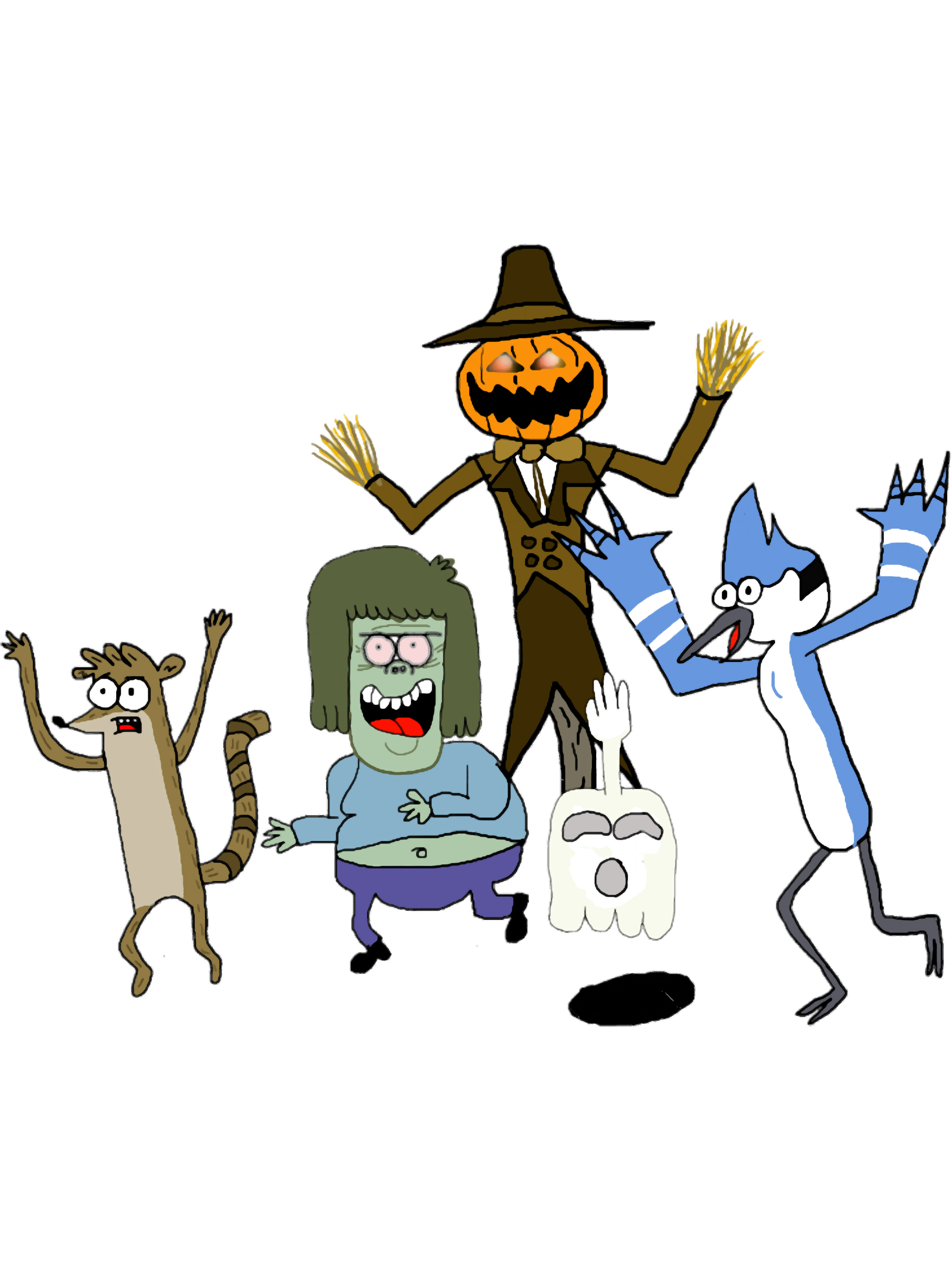 Scared Halloween here with Regular Show (1) | Inspire Uplift