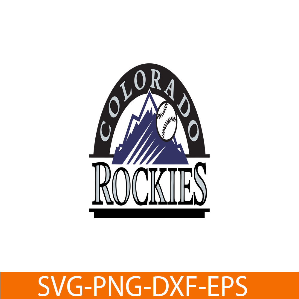Colorado Rockies Logo SVG PNG DXF EPS AI, Major League Baseb | Inspire ...