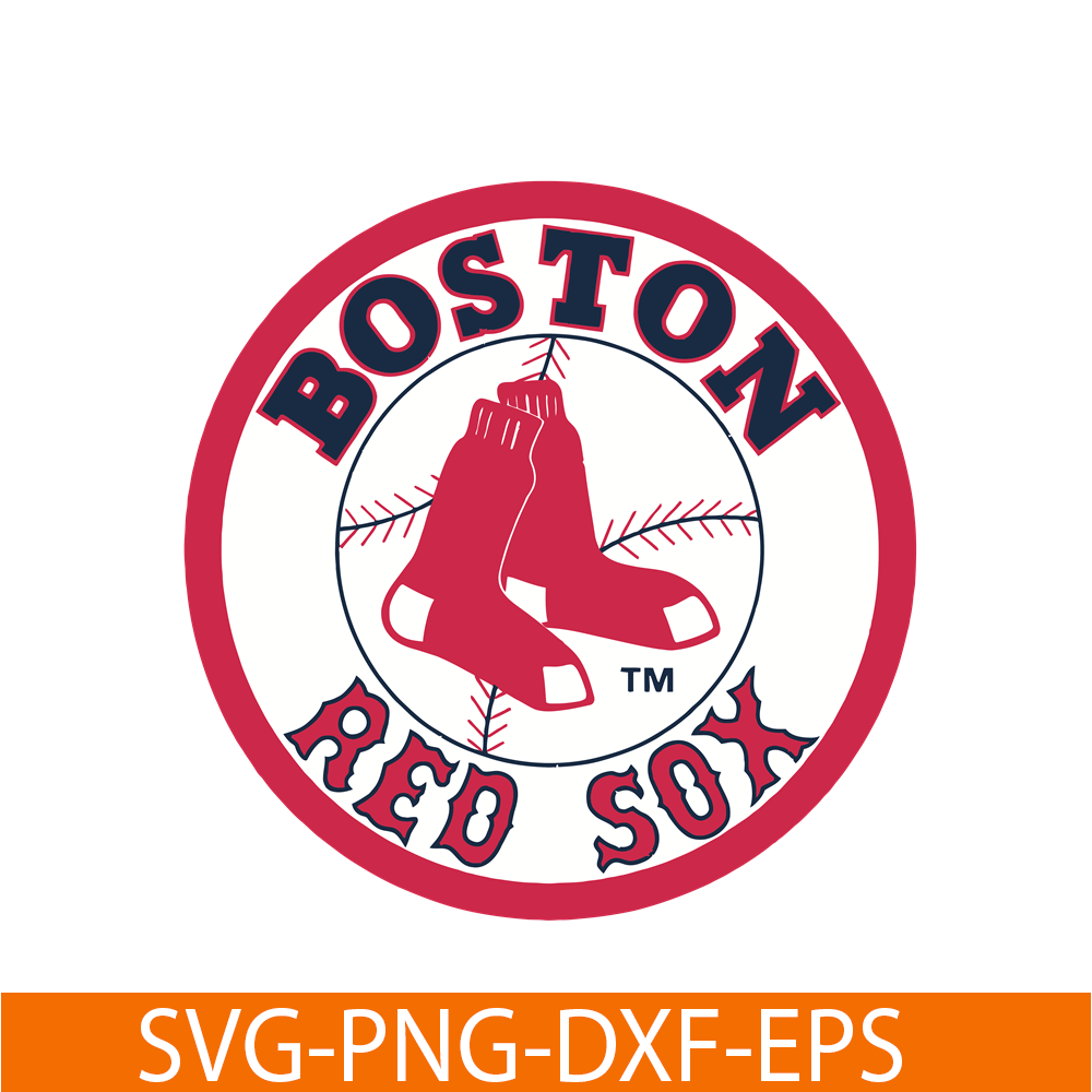 Boston Red Sox Red White Logo SVG PNG DXF EPS AI, Major Leag - Inspire ...
