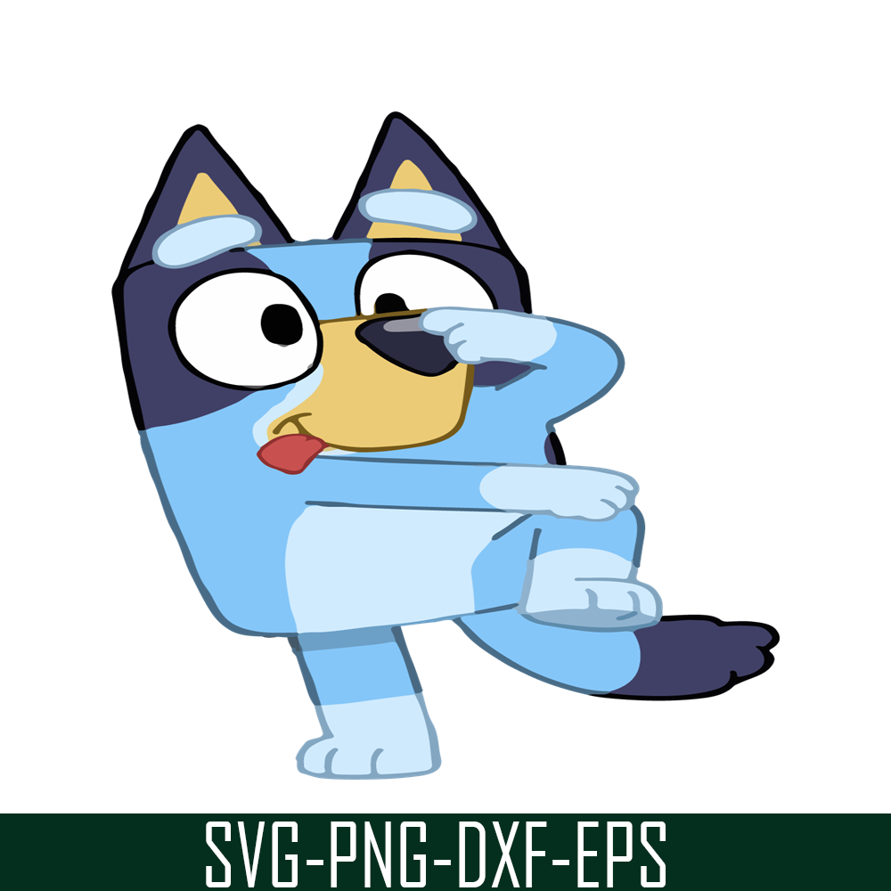 Funny Bandit SVG PDF PNG Bluey Character SVG Bluey Movie SVG - Inspire ...