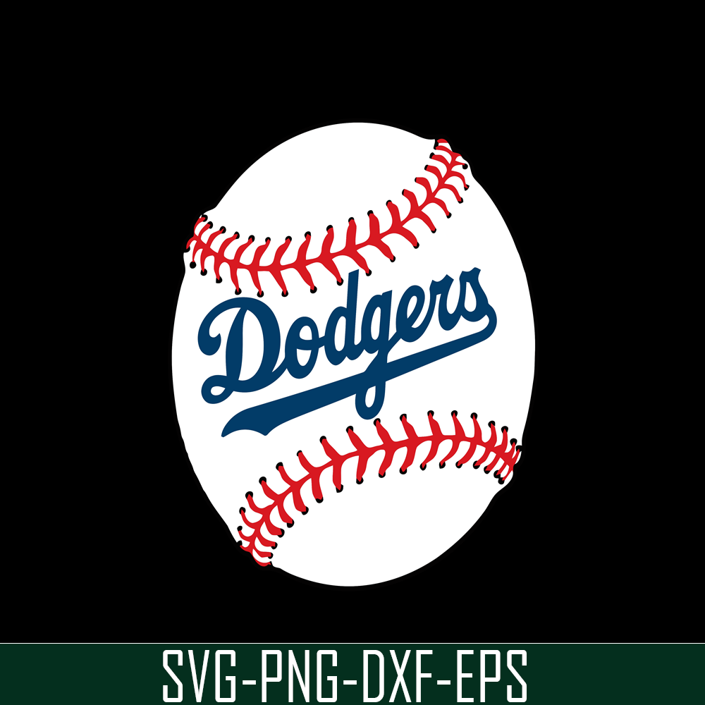 The Dodgers Ball SVG, Major League Baseball SVG, MLB Lovers | Inspire ...