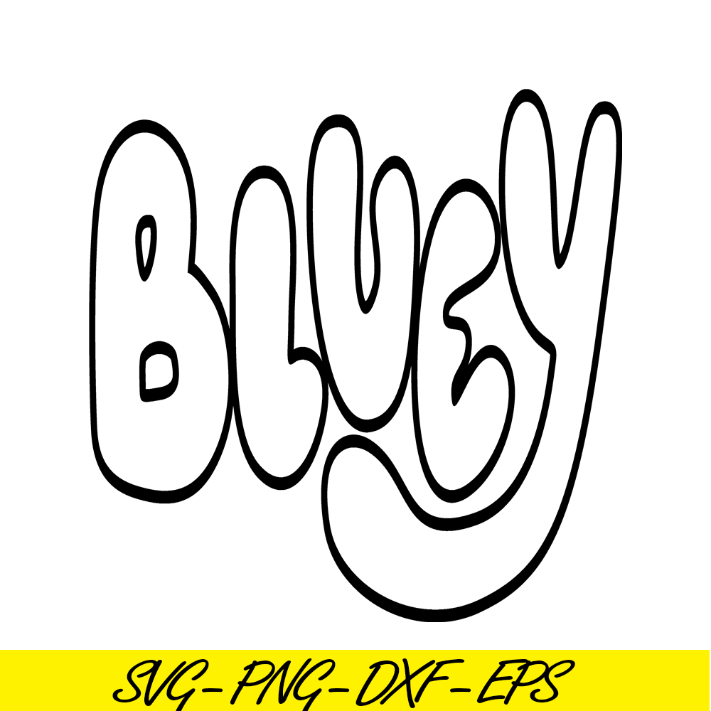 Bluey Logo SVG PNG DXF EPS Bluey Movie SVG Bluey SV - Inspire Uplift