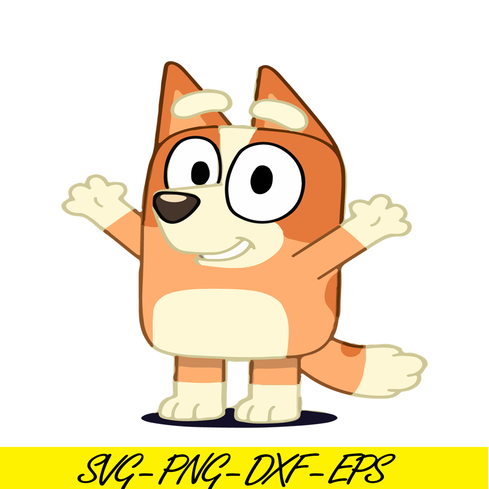 Happy Bingo SVG PDF PNG Bluey Cartoon SVG Bluey Characters S | Inspire ...