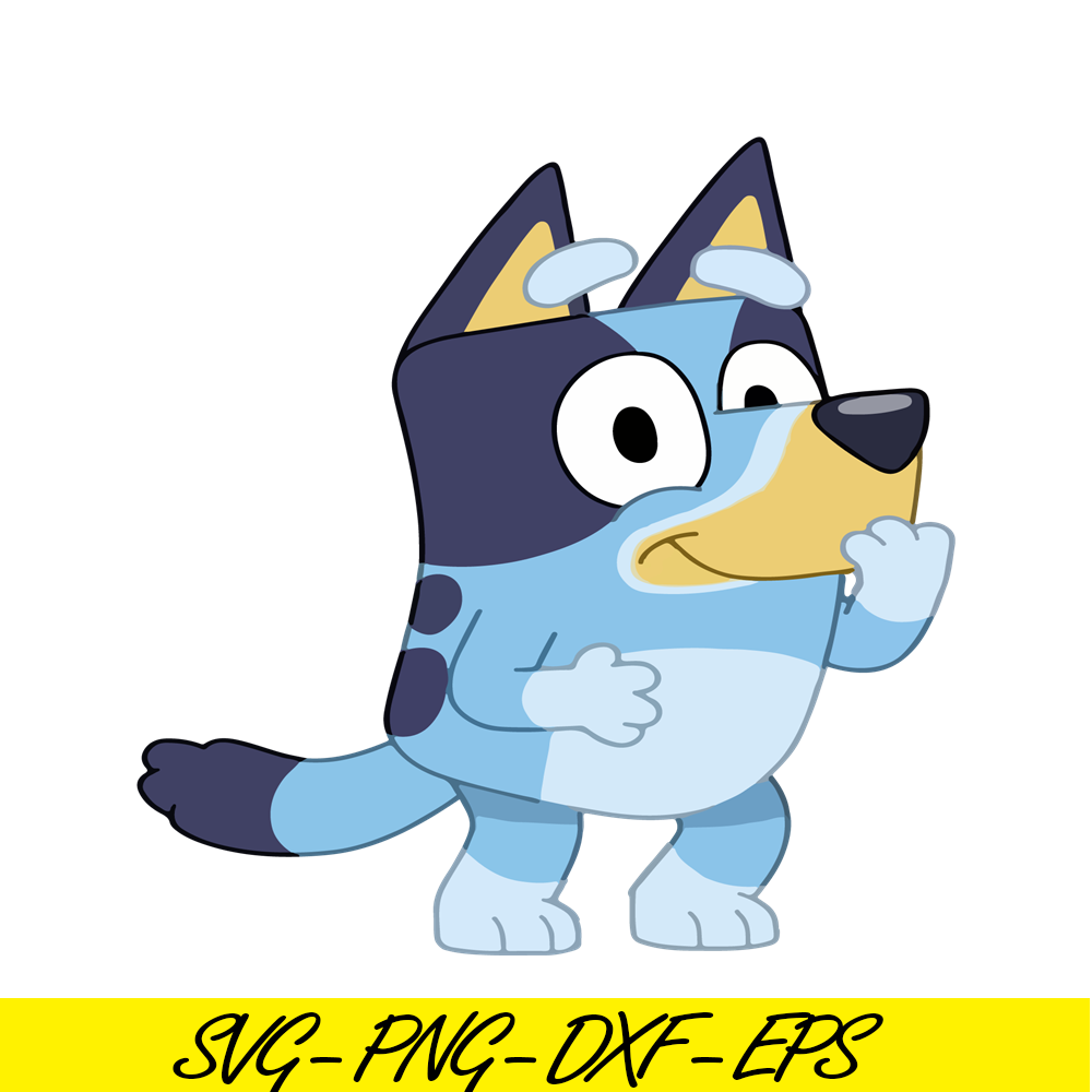 Bluey Bandit Secret SVG PDF PNG Bandit Heeler SVG Bandit Blu - Inspire ...