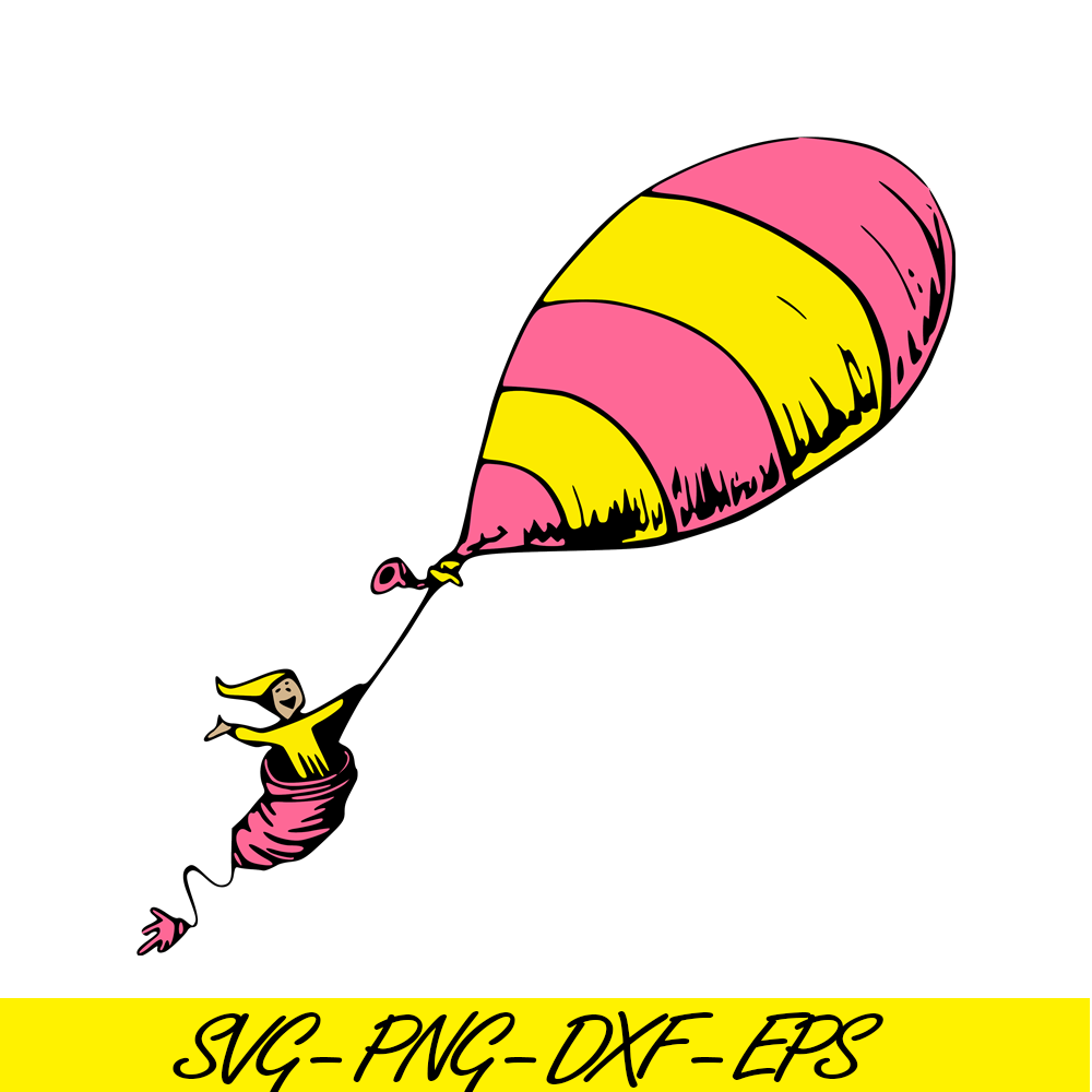 oh the places you go balloon SVG, Dr Seuss SVG, Cat In The H | Inspire ...