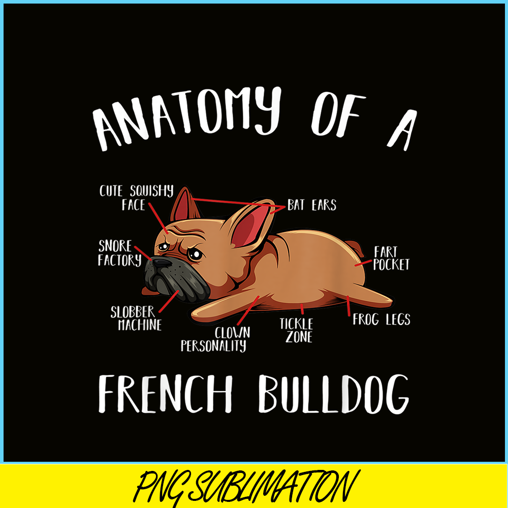 Anatomy Of A French Bulldog PNG Frenchie Dog PNG, Bulldog Ma | Inspire ...