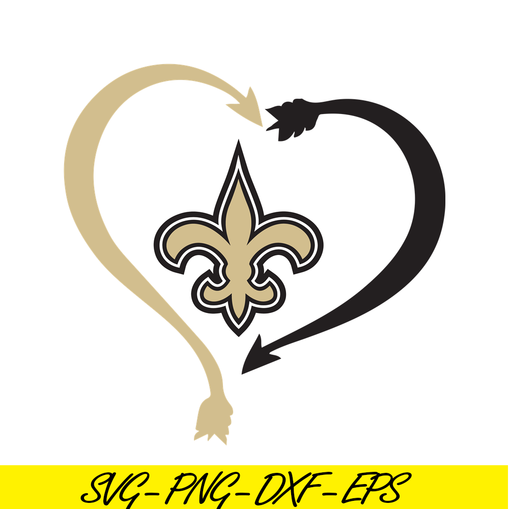 New Orleans Saints Logo SVG PNG DXF EPS, Football Team SVG, | Inspire ...