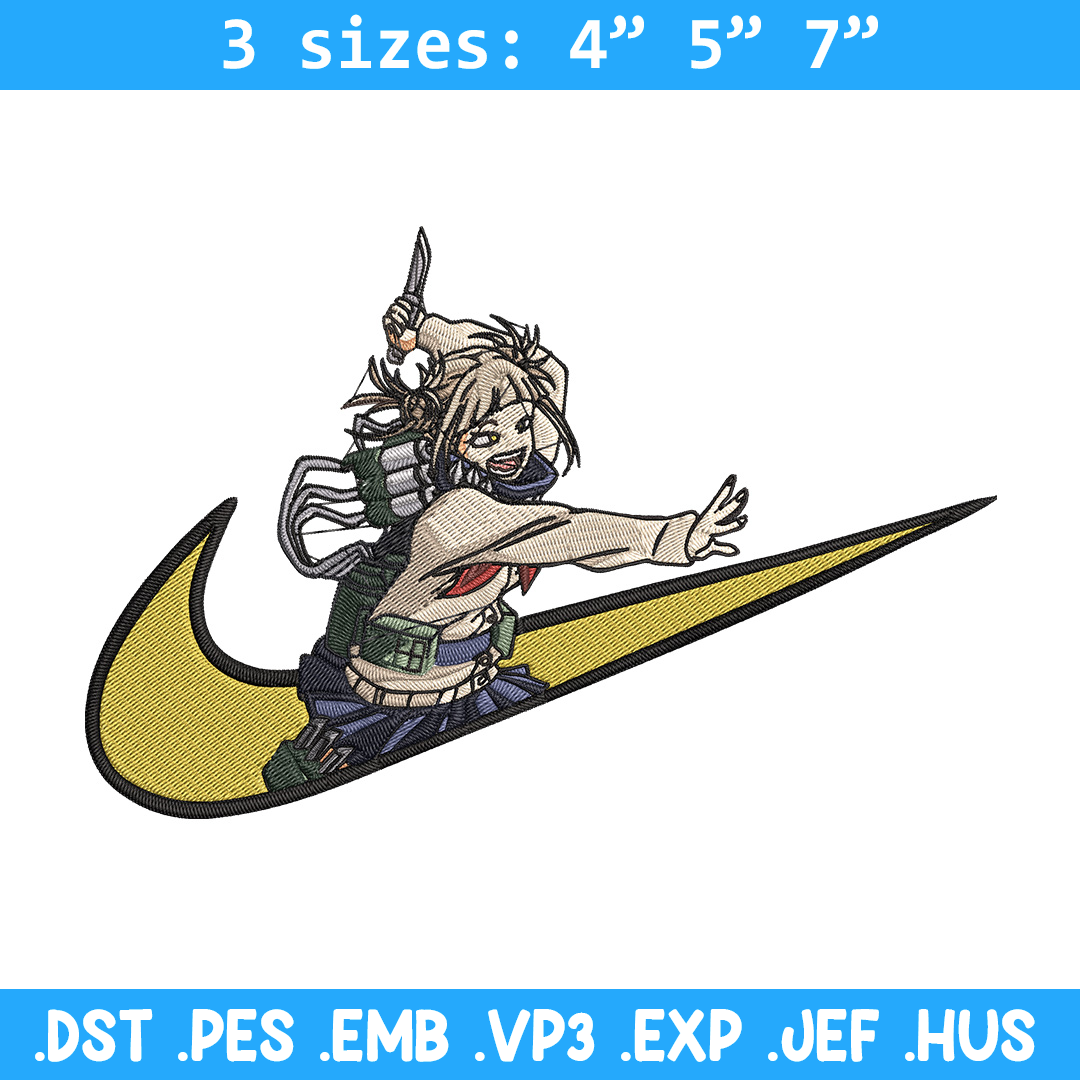 Himiko toga x nike Embroidery Design, Mha Embroidery, Embroi | Inspire ...