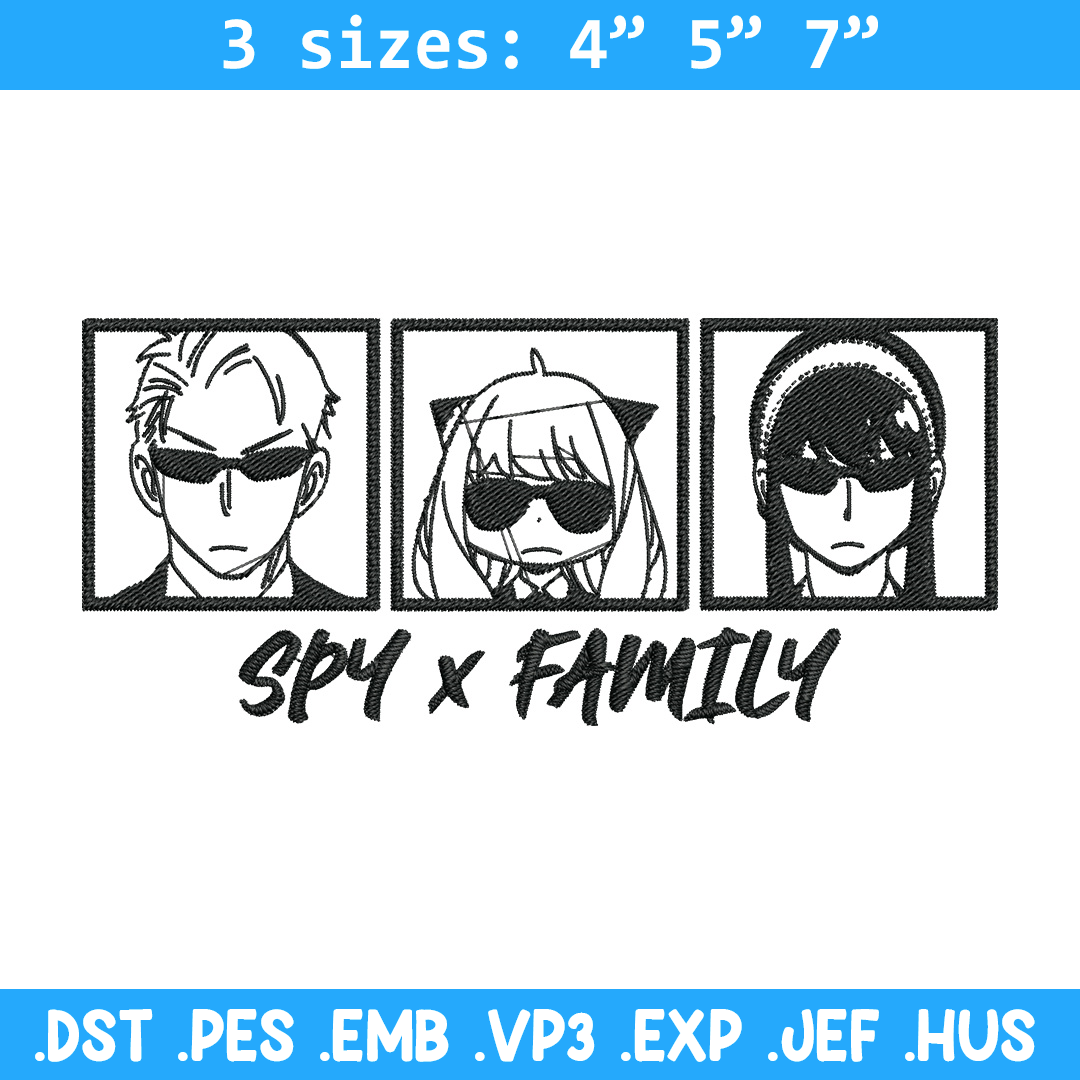 Logo Spy x family Embroidery Design, Spy x family Embroidery | Inspire ...