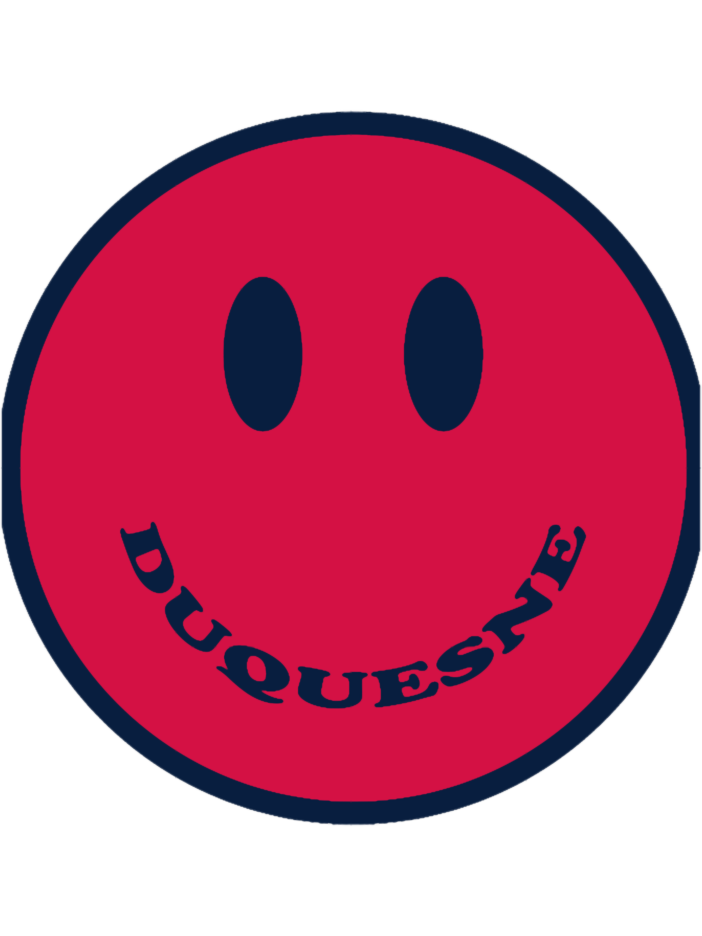 Duquesne University Smiley FaceRed and Blue | Inspire Uplift
