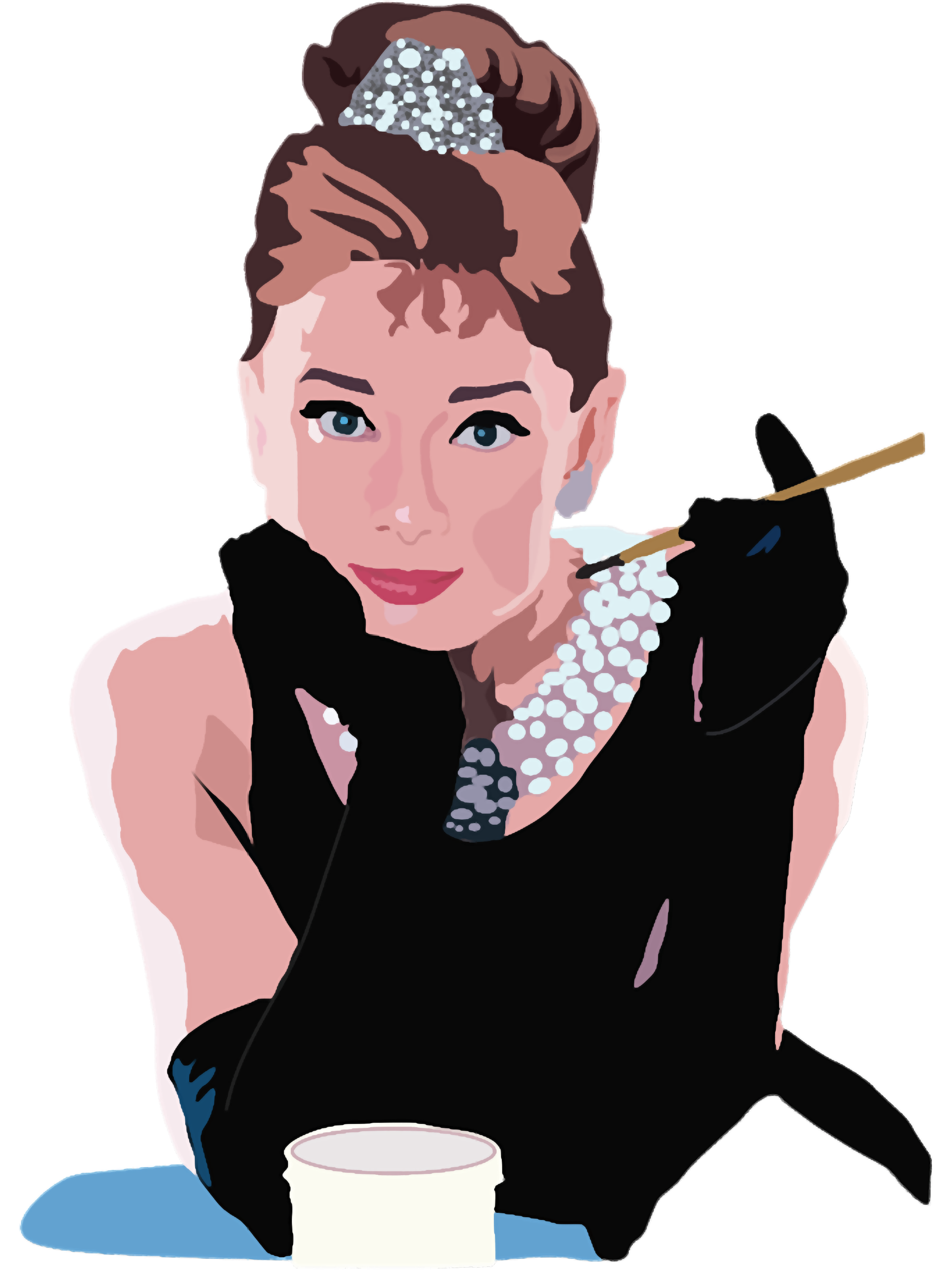 Breakfast At Tiffanys Sticker | Inspire Uplift