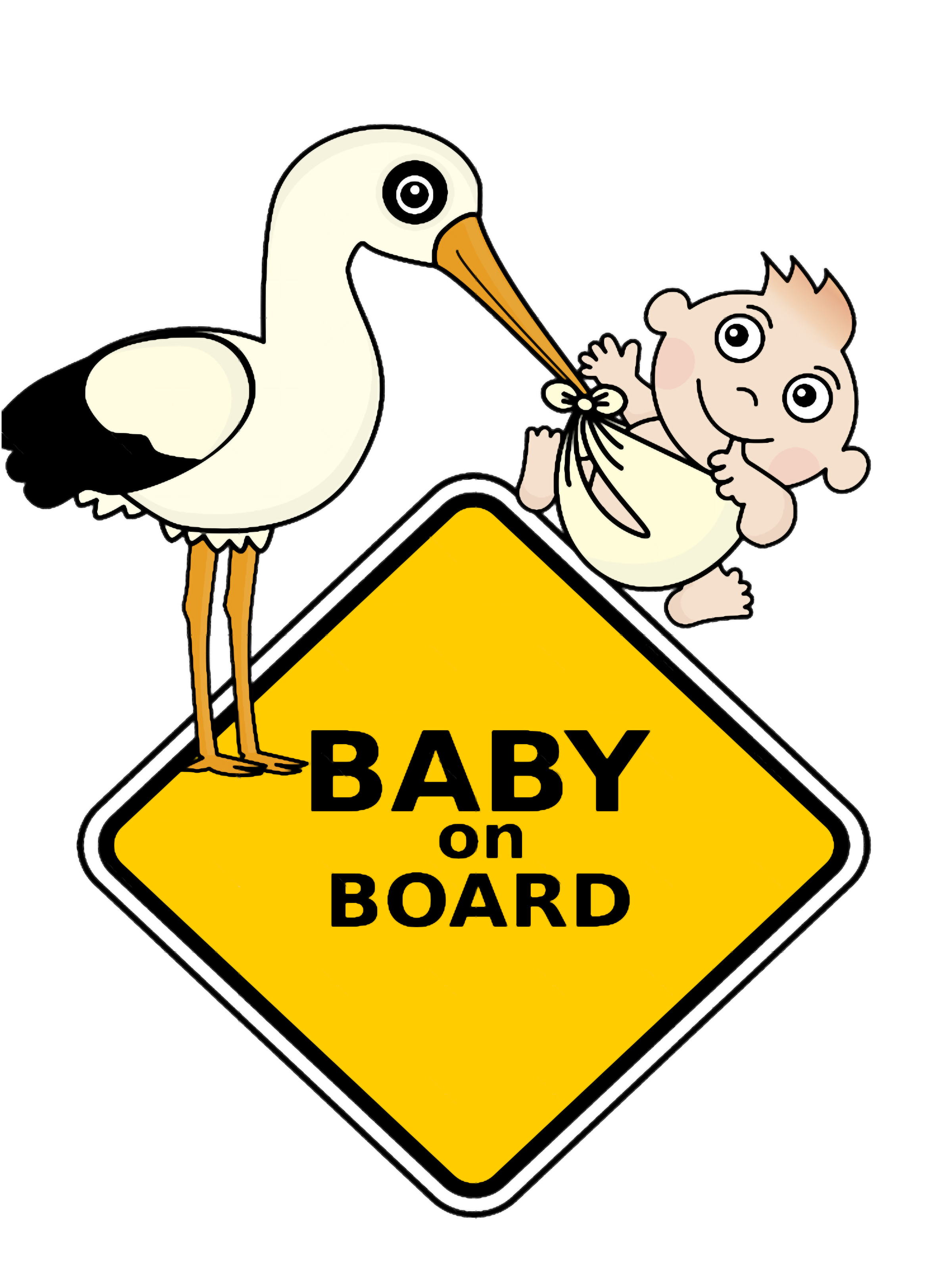 Cute and Funny Baby On Board Sign | Inspire Uplift