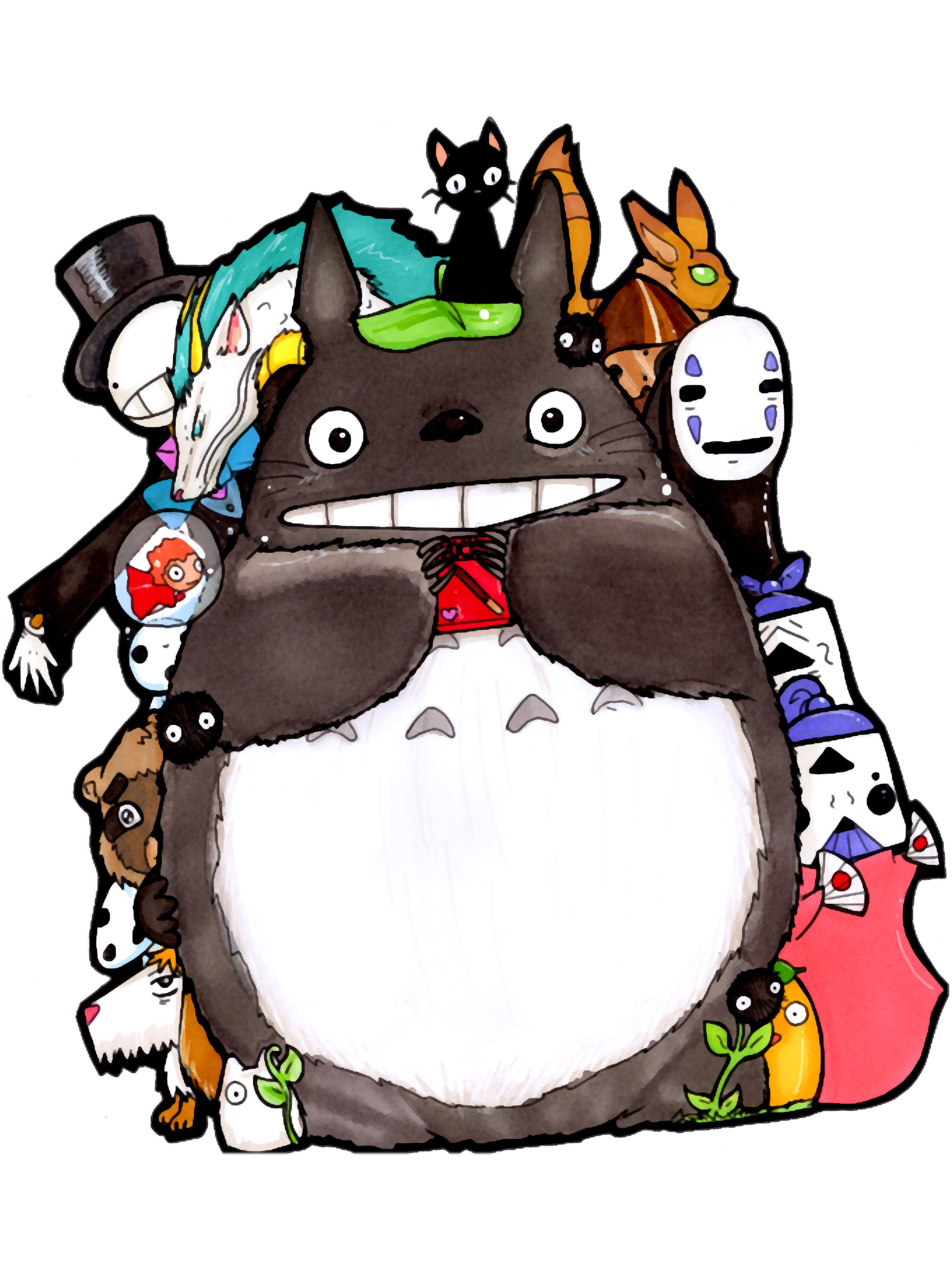 new totoro, my neighbor totoro, spirited away, studio ghibli | Inspire ...