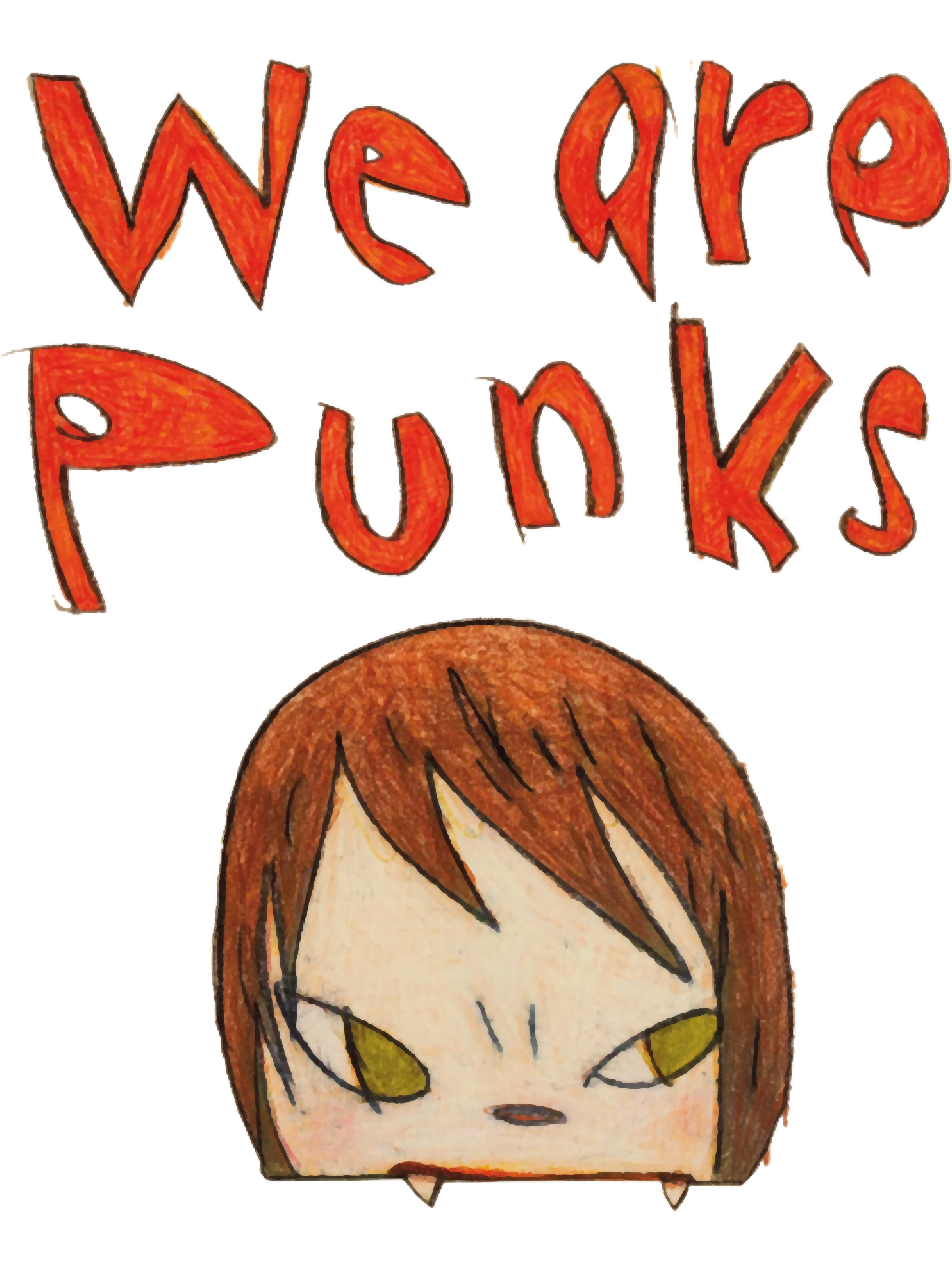 yoshitomo nara we are punking painting | Inspire Uplift