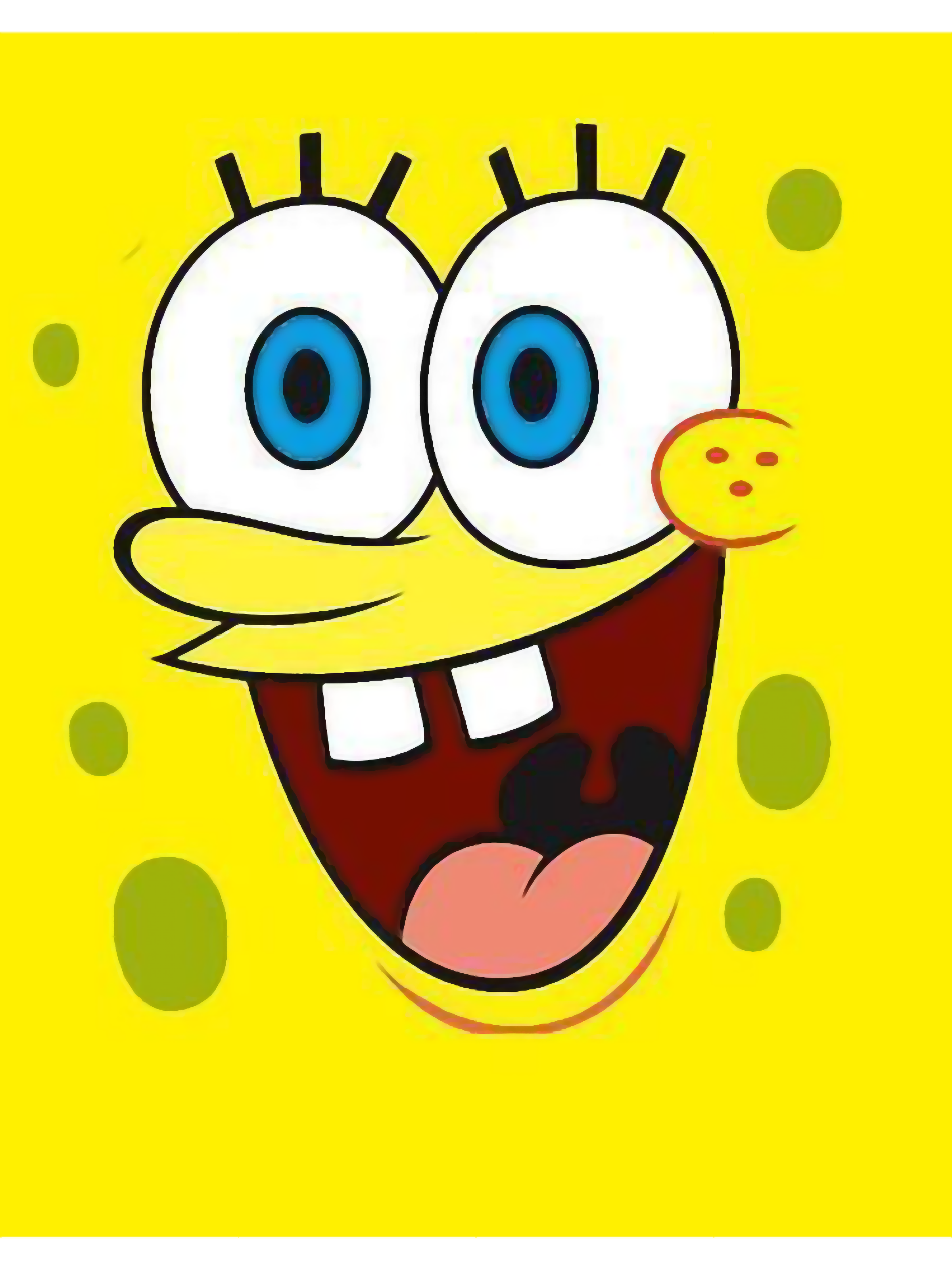 SpongeBob SquarePants Excited Face | Inspire Uplift