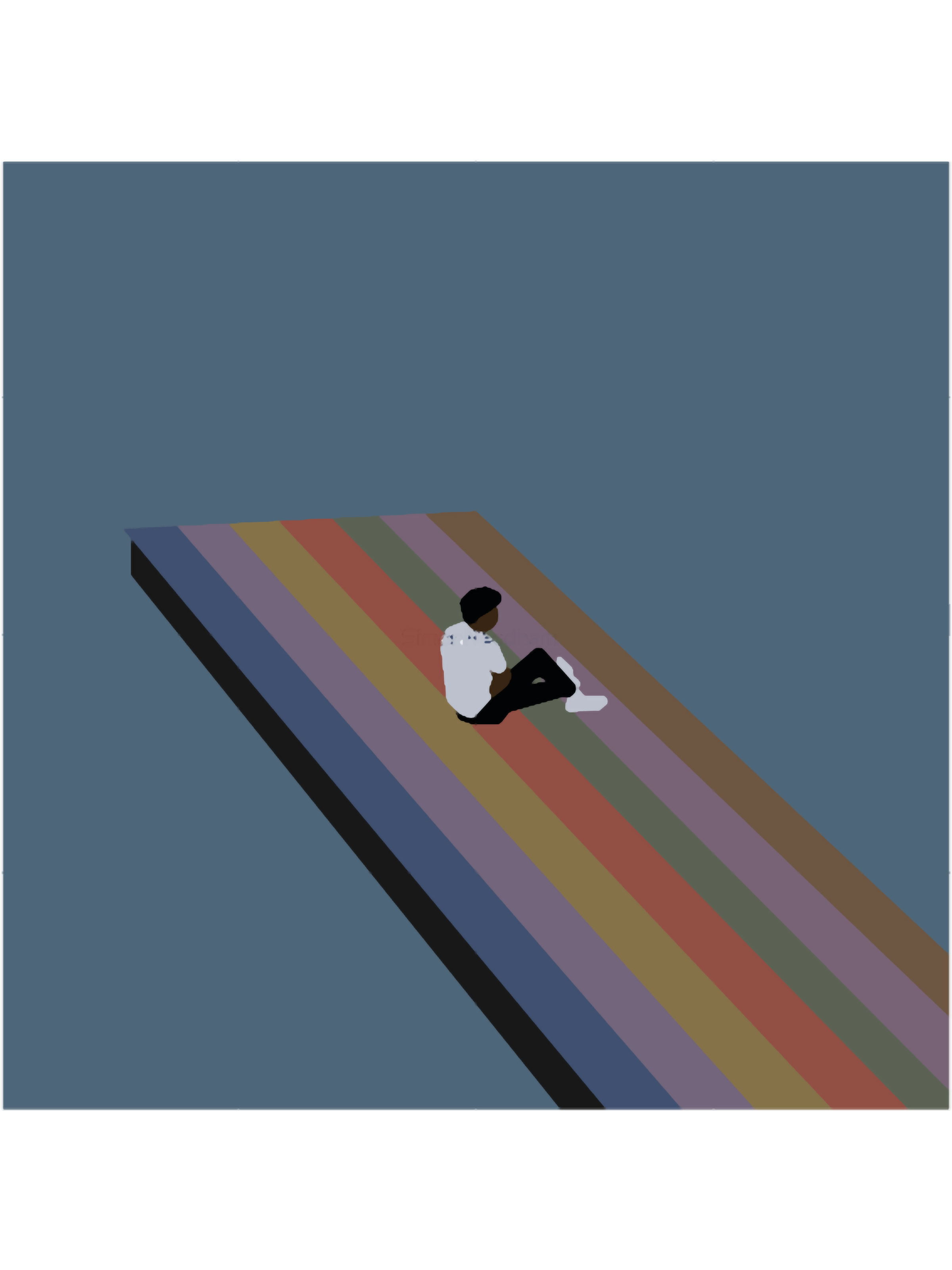 the melodic blue minimal album cover | Inspire Uplift