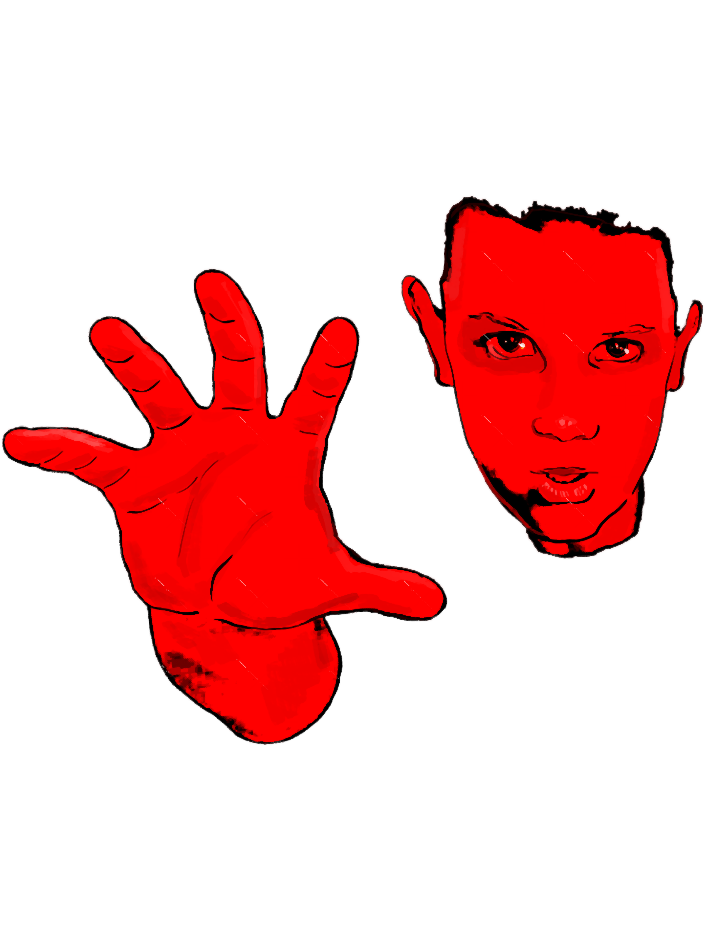Stranger Things Eleven hand | Inspire Uplift