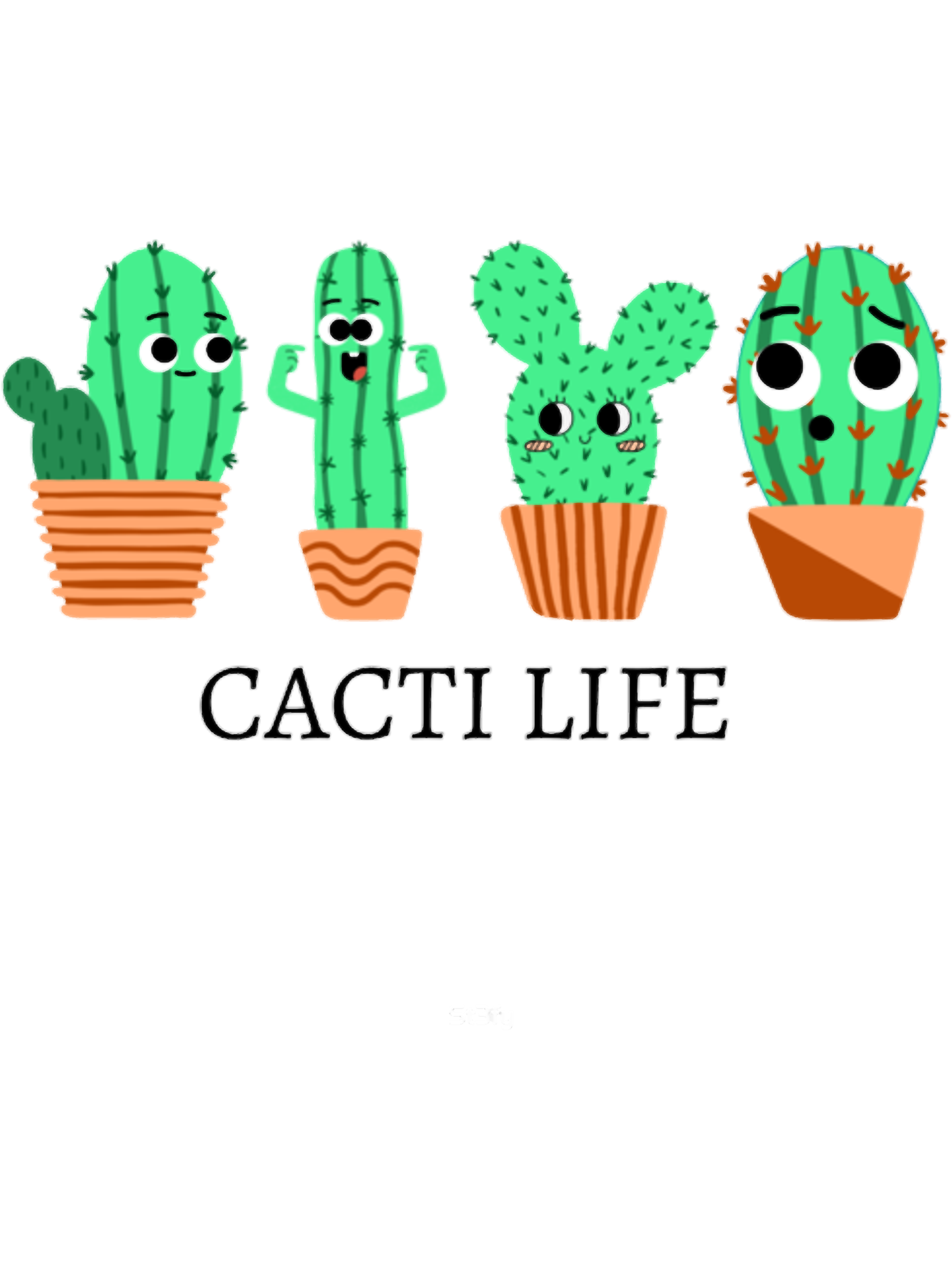Cacti life animated design | Inspire Uplift