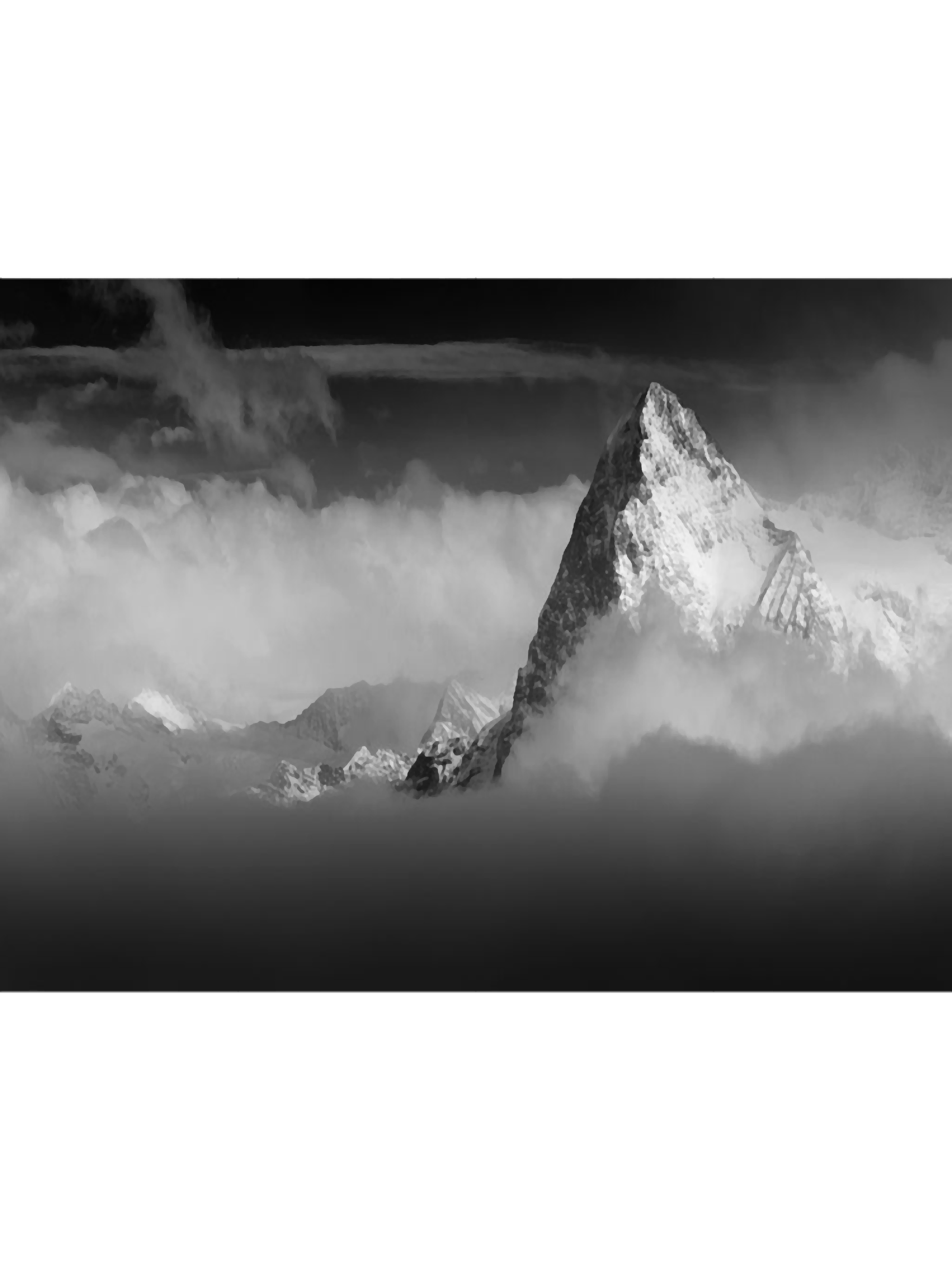 The Eiger North Face Switzerland Alps rising above the cloud | Inspire ...