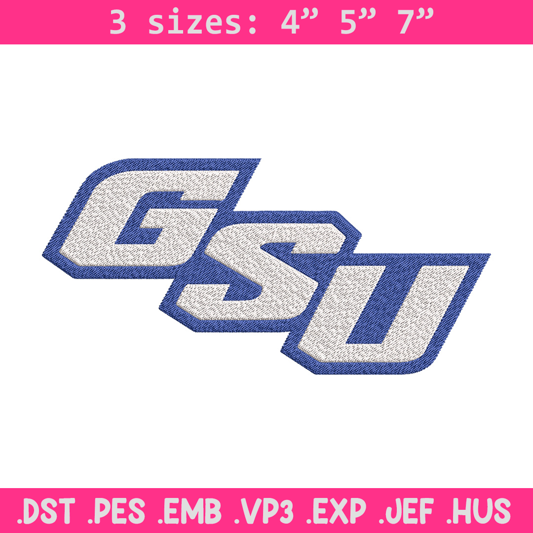 Georgia State logo embroidery design, NCAA embroidery, Sport | Inspire ...