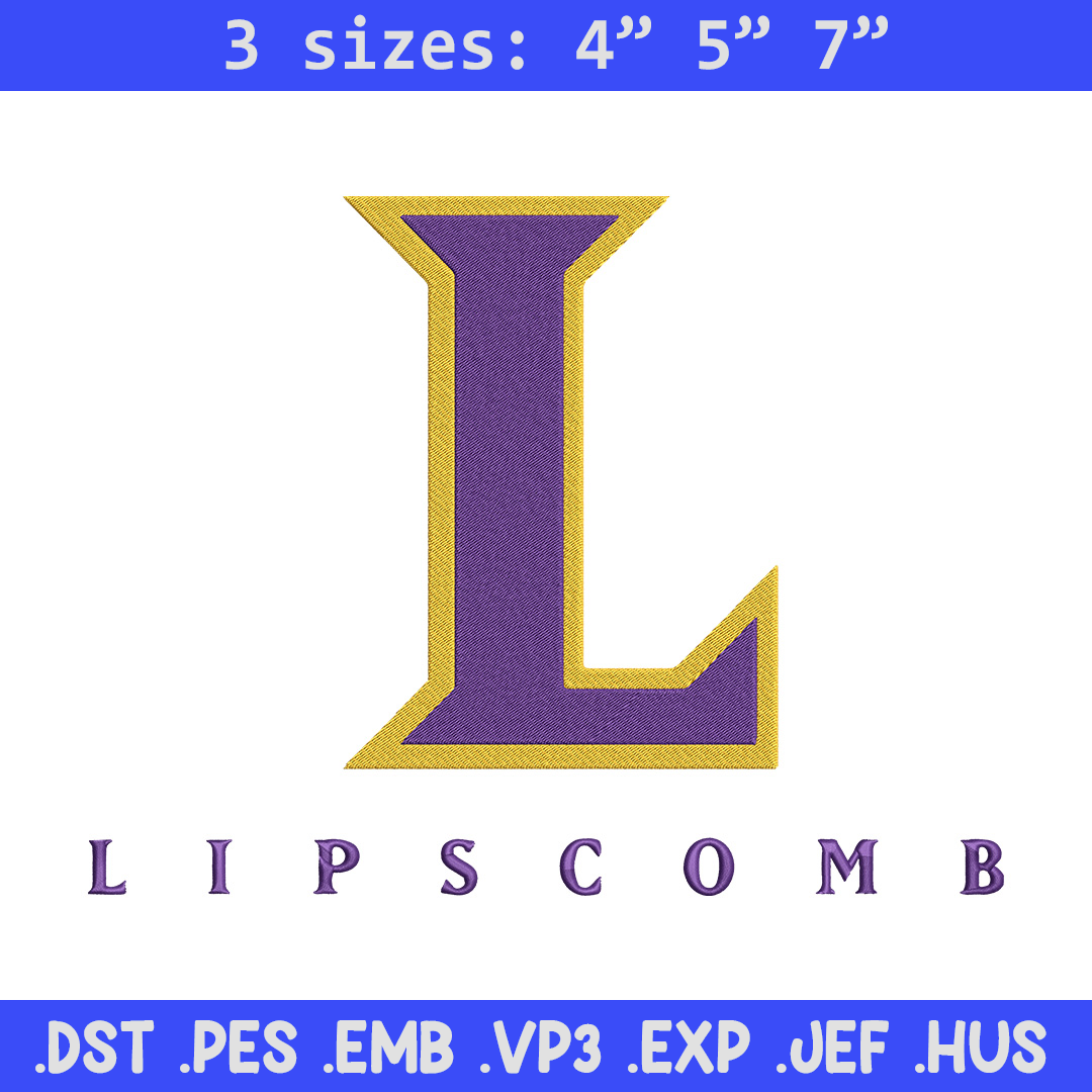 Lipscomb Bisons logo embroidery design,NCAA embroidery,Embro - Inspire ...